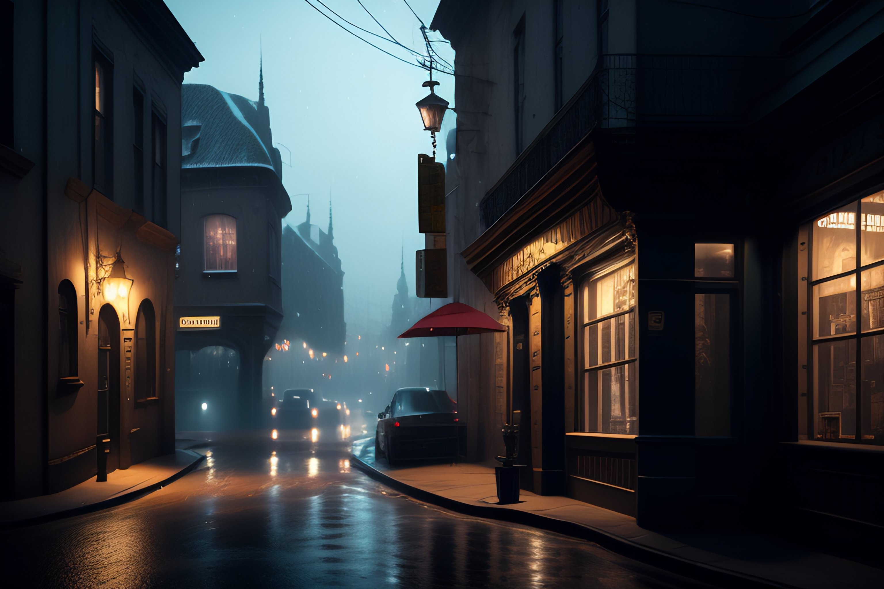 Lexica - An ultra detailed oil desaturated painting a dark, gritty ...