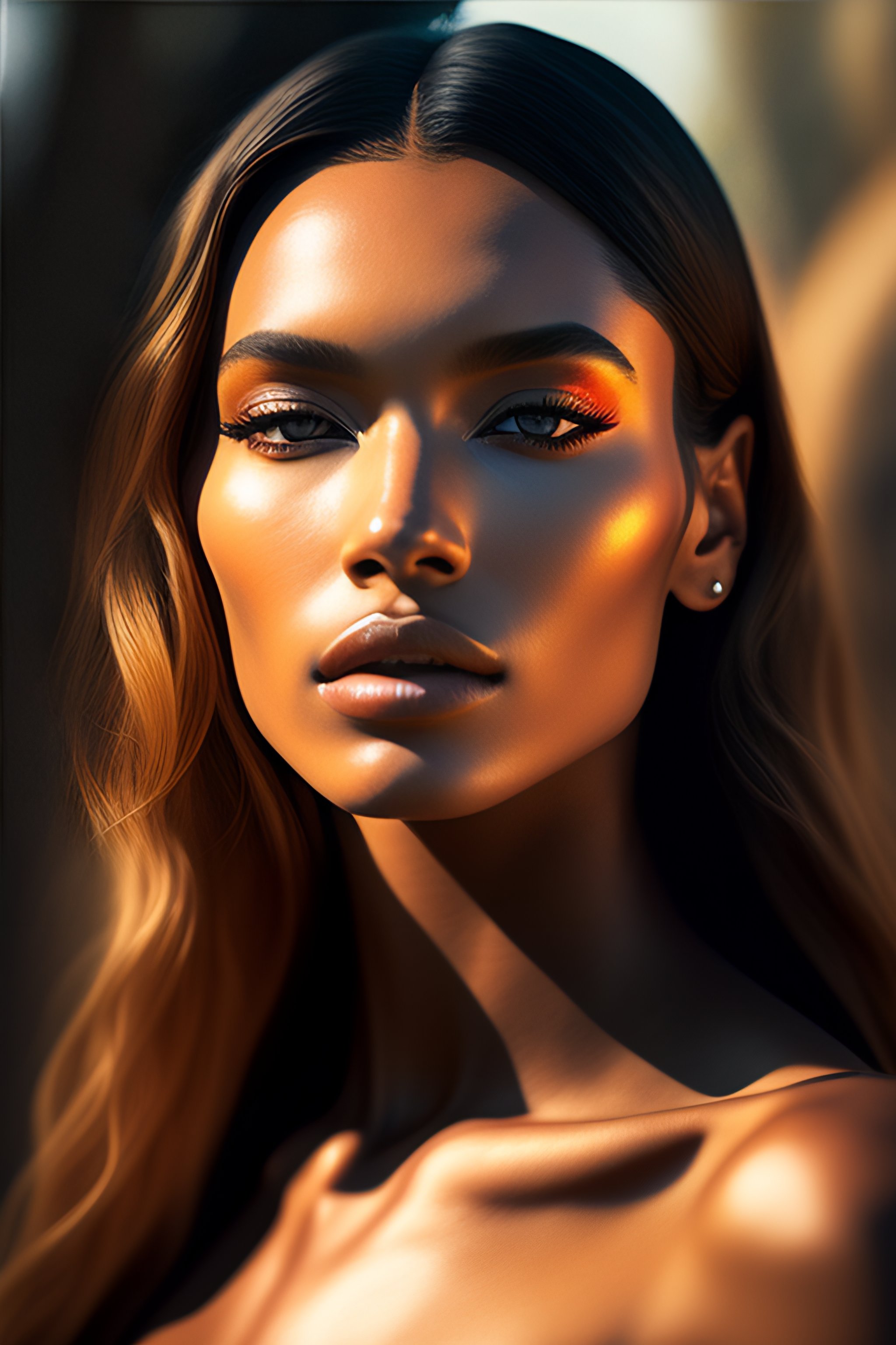 Lexica - Portrait of a stunningly beautiful alluring and attractive ...