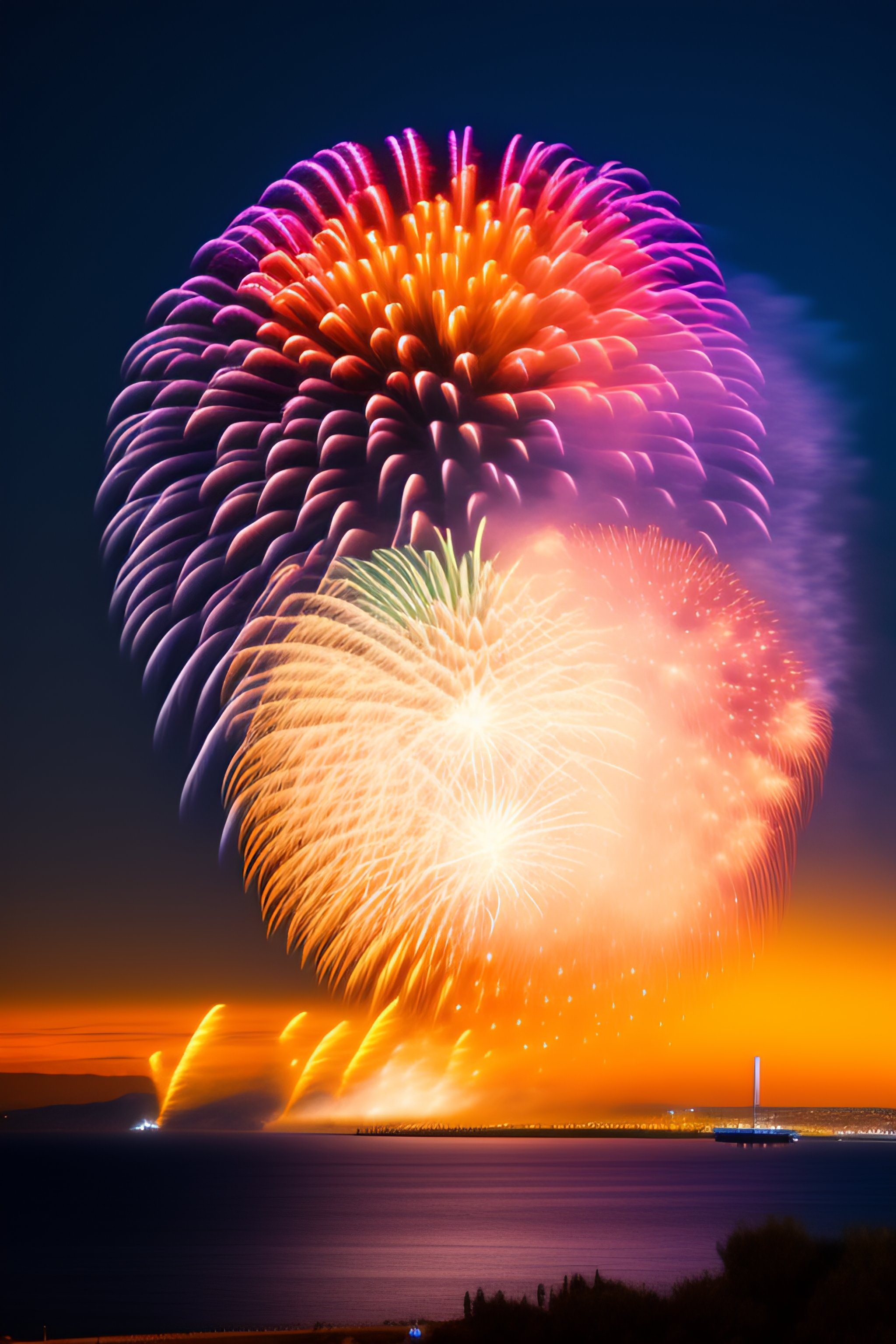 Lexica - Fireworks over Málaga España