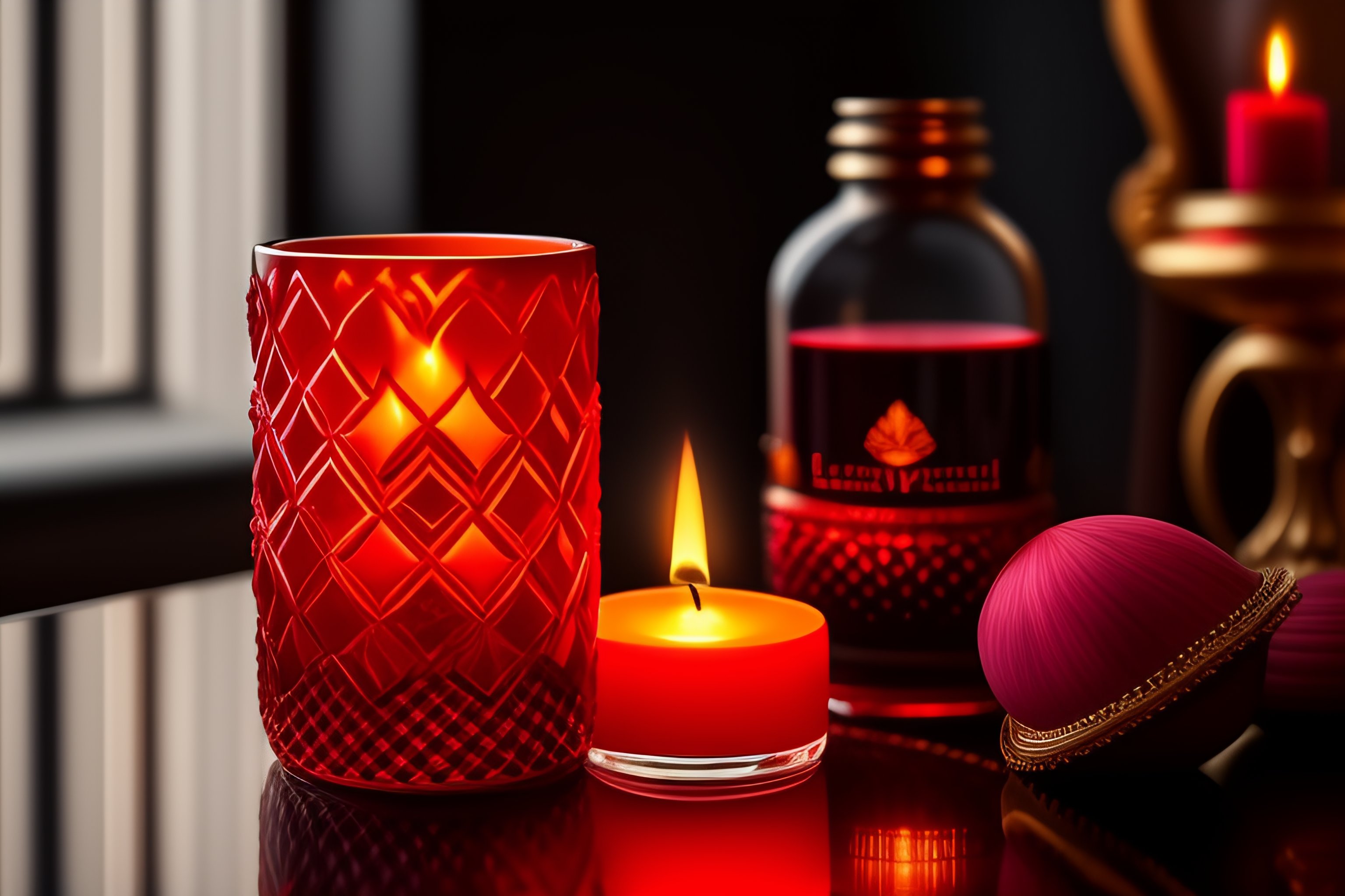 Lexica - Professional product photo of luxury candle, intricate ...
