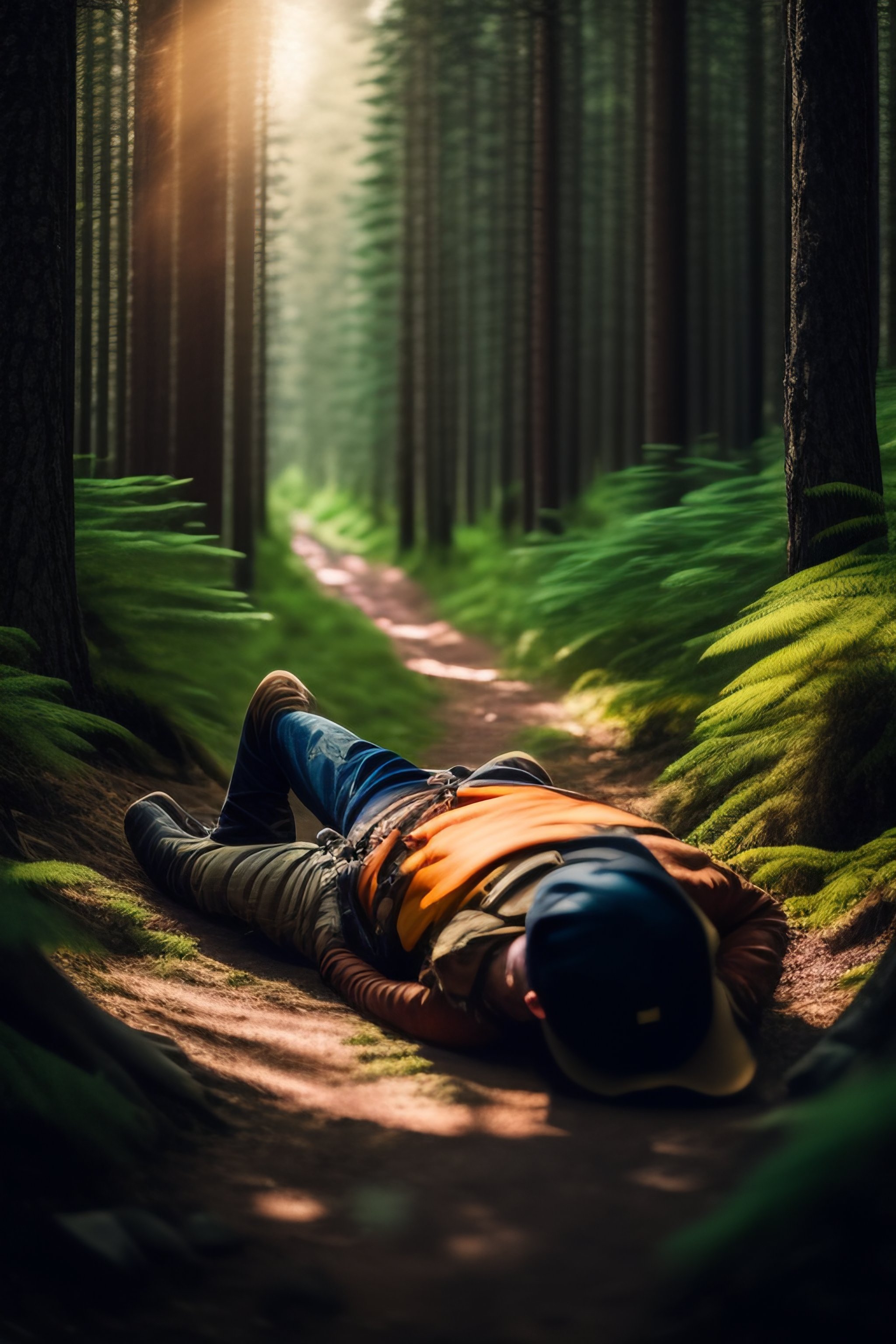 Lexica - A Spanish bandit lying down and wounded with a handkerchief in ...