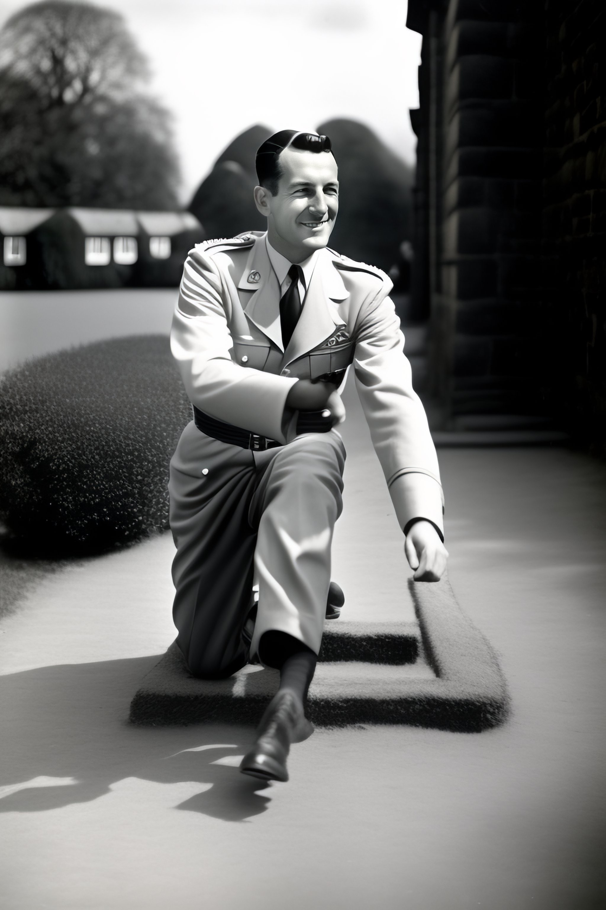 Lexica - Dr Archibald McIndoe doing the splits in East grinstead in ...