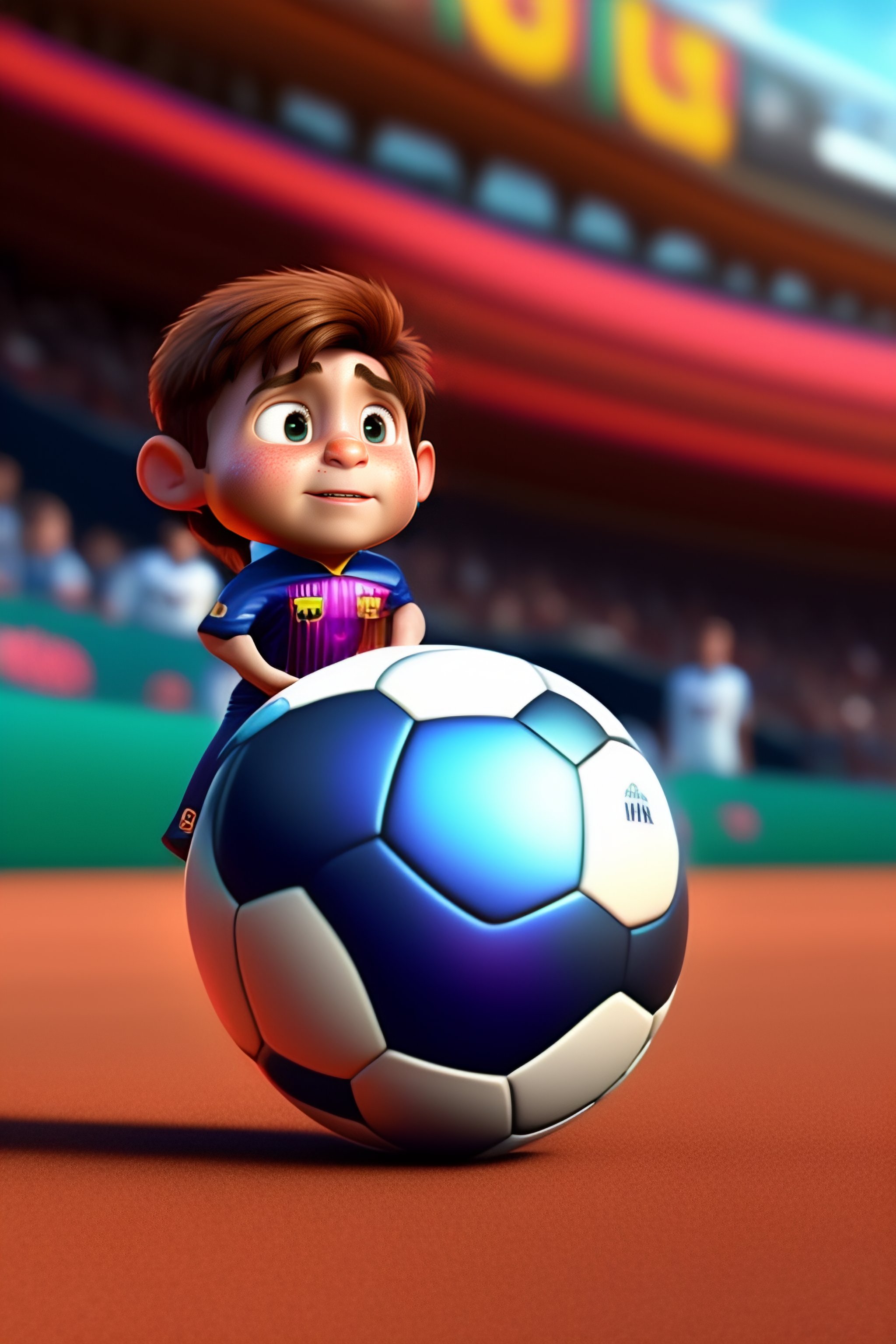 Lexica - Messi goes disney pixar