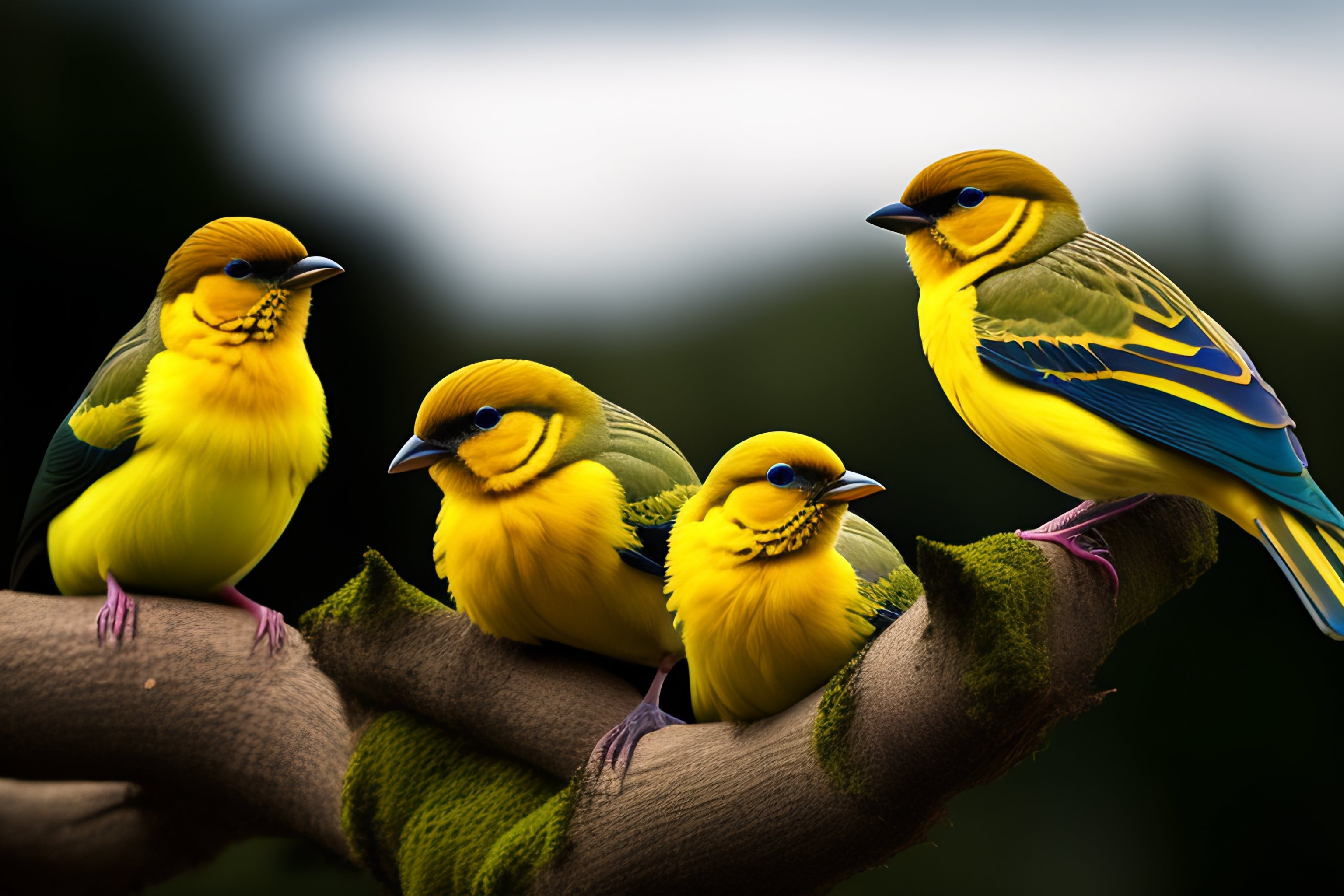 Lexica - Majestic colored medium sized birds canary