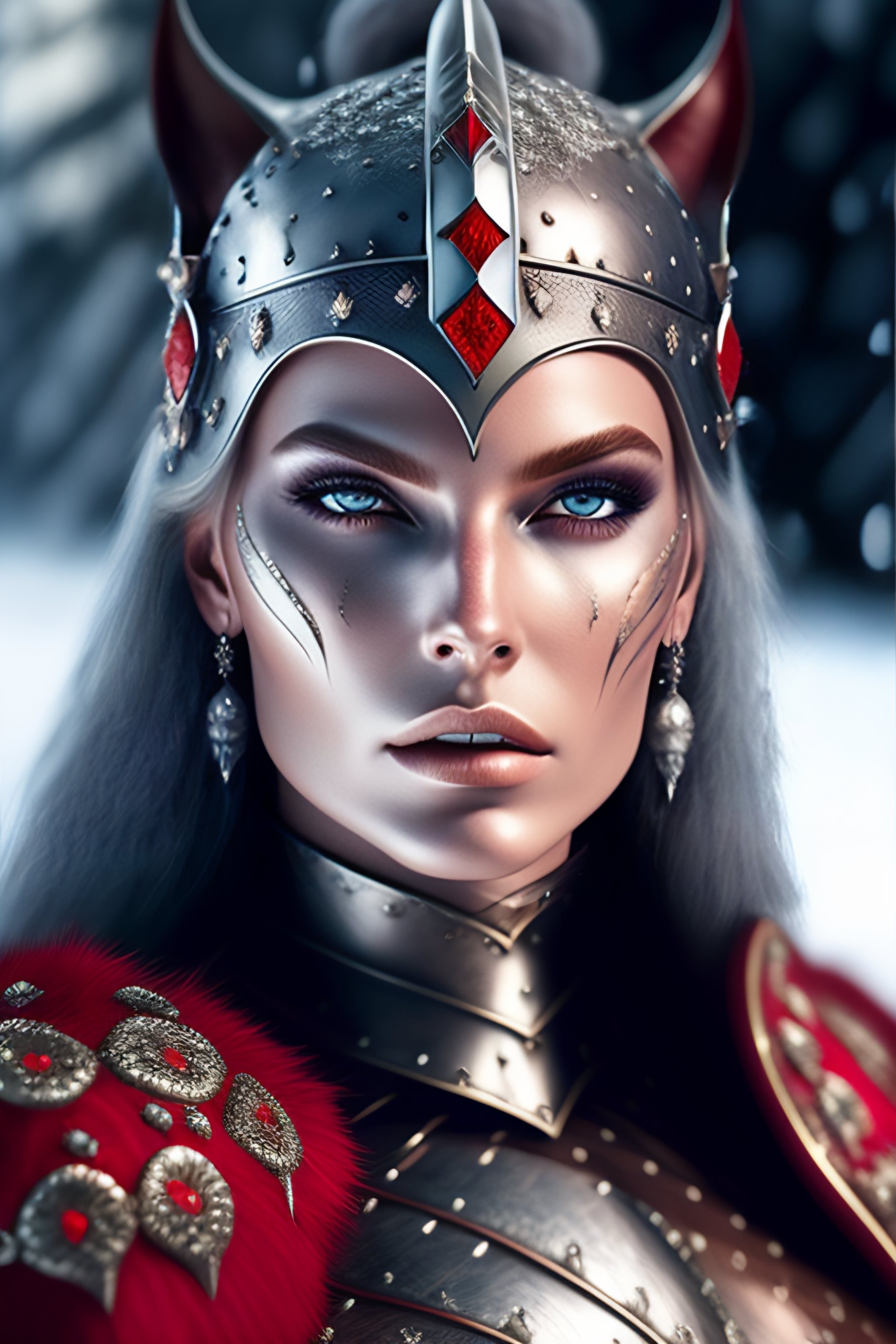 Lexica - Bouticca . female medieval fantasy knight. weathered features ...