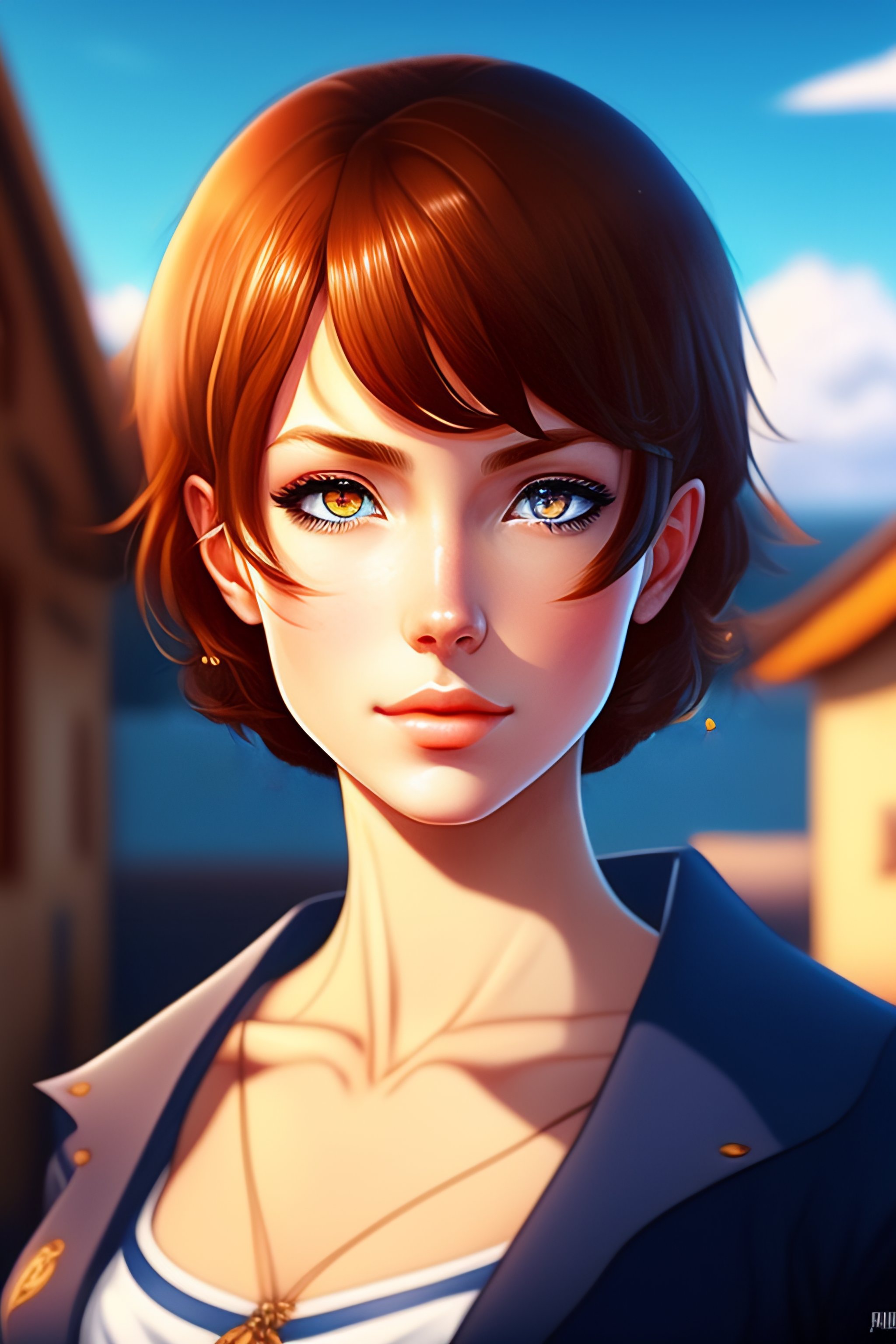 Female Characters With Brown Hair And Blue Eyes