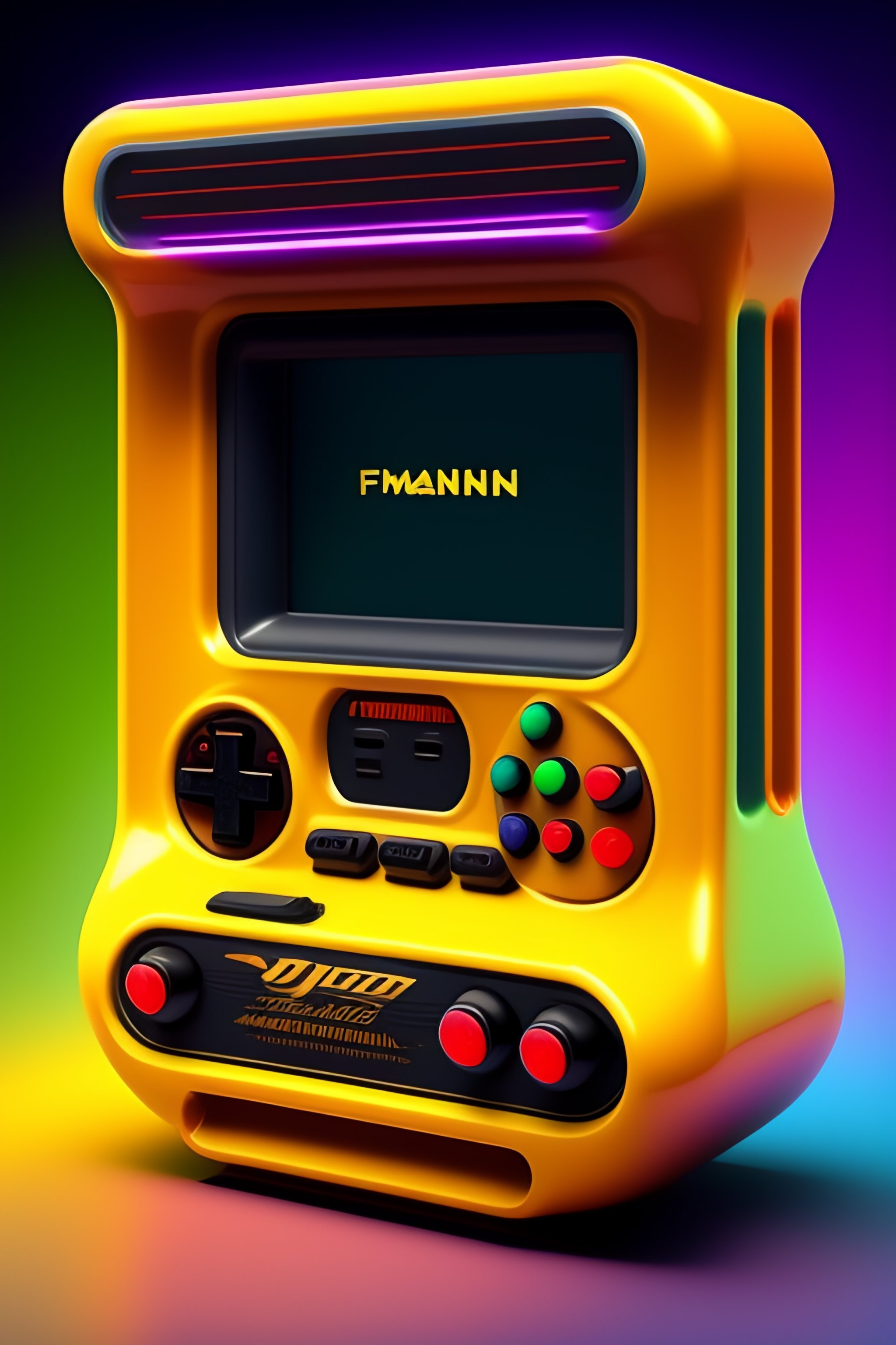 Lexica - Retro gaming console marketed to funky cool people, called ...