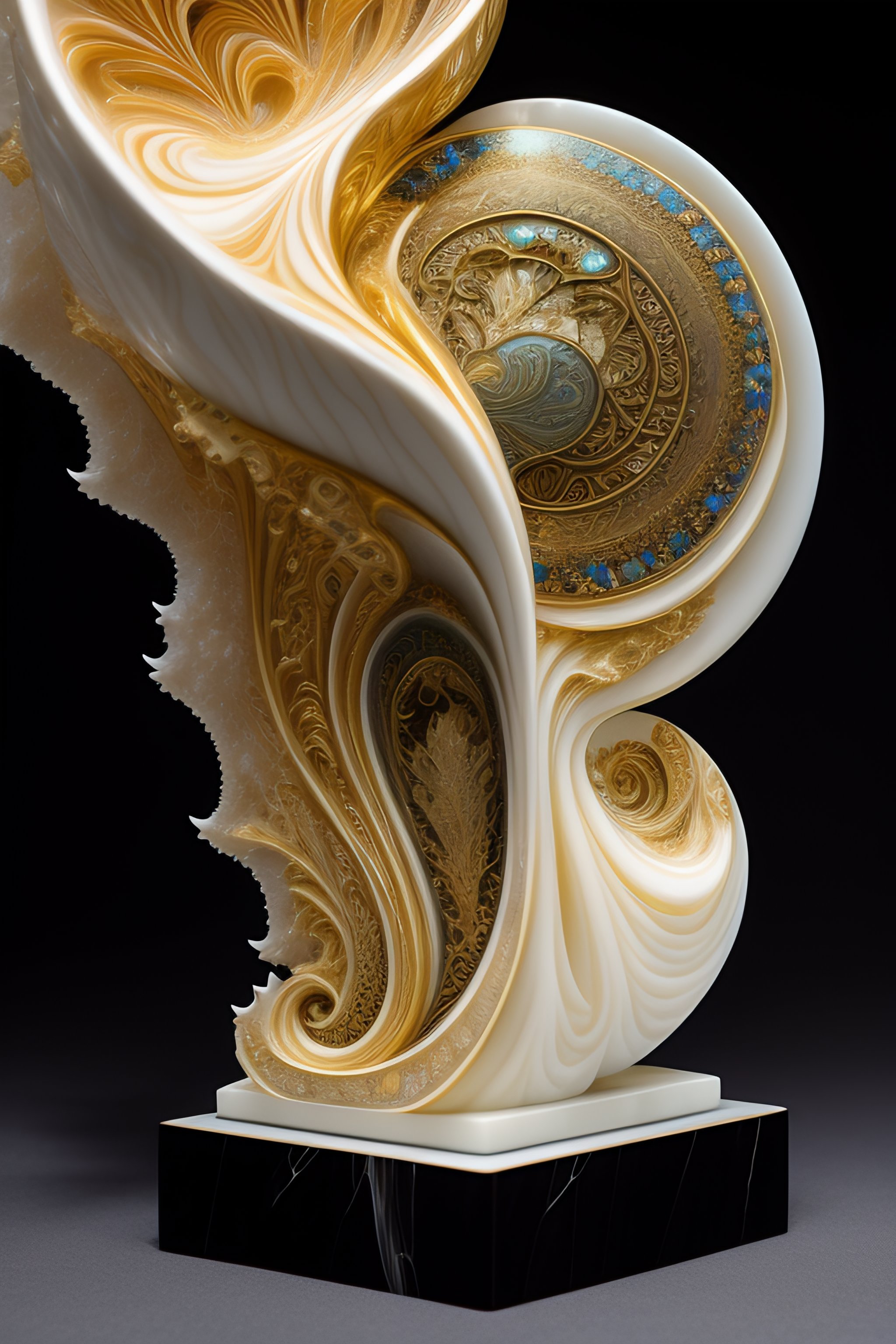 Lexica - Marble sculpture of batman, dripping, mandelbulb, oil, melting ...