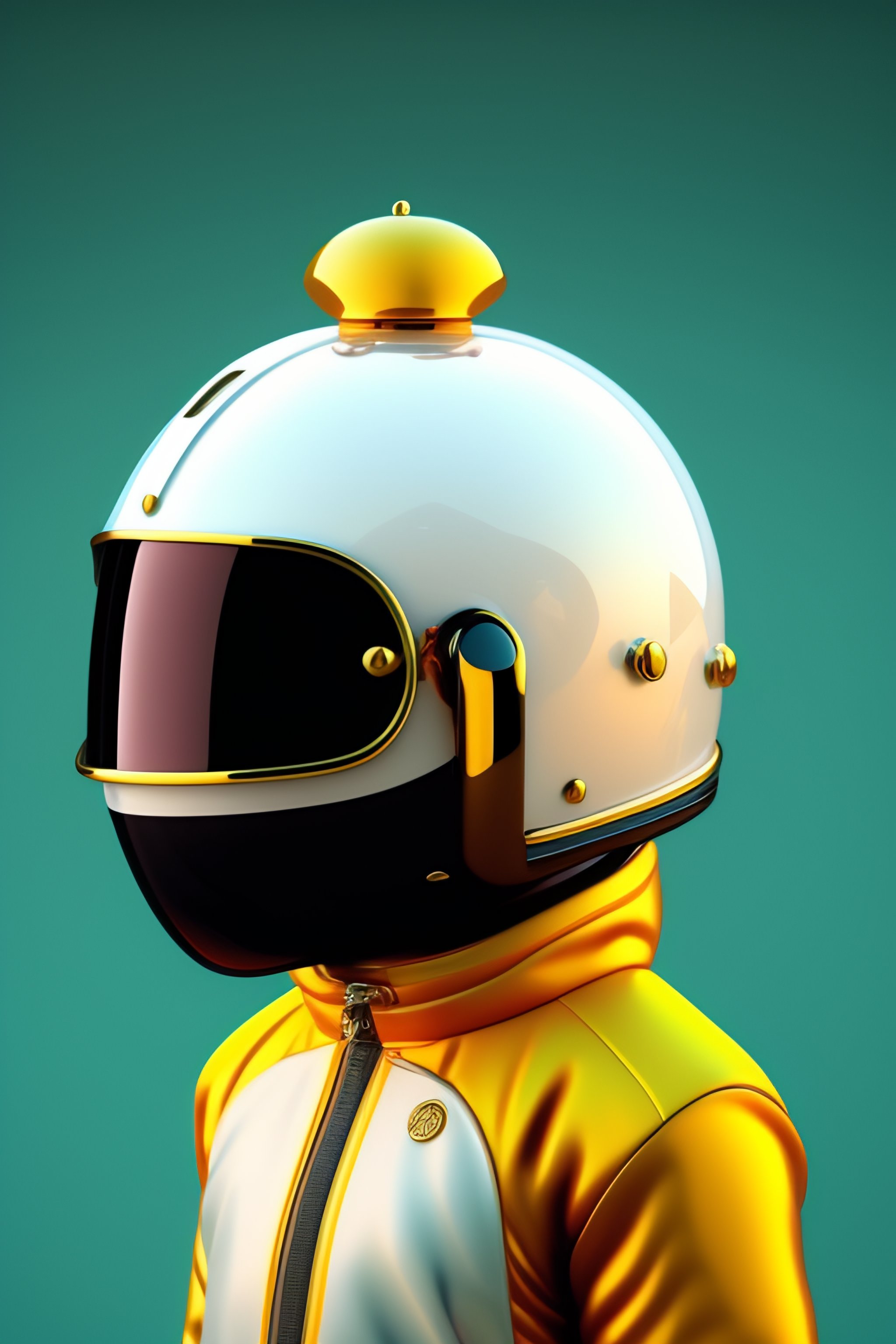 Lexica - A teapot but it's a helmet with a snout, in the style of 90s ...