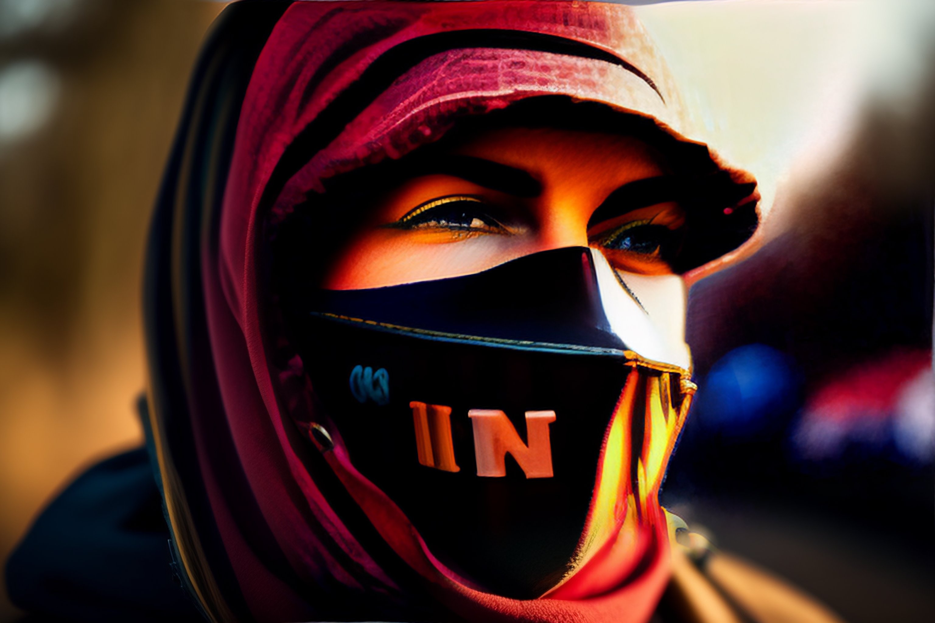 Lexica - Scariest mask in the world, masterpiece, matte