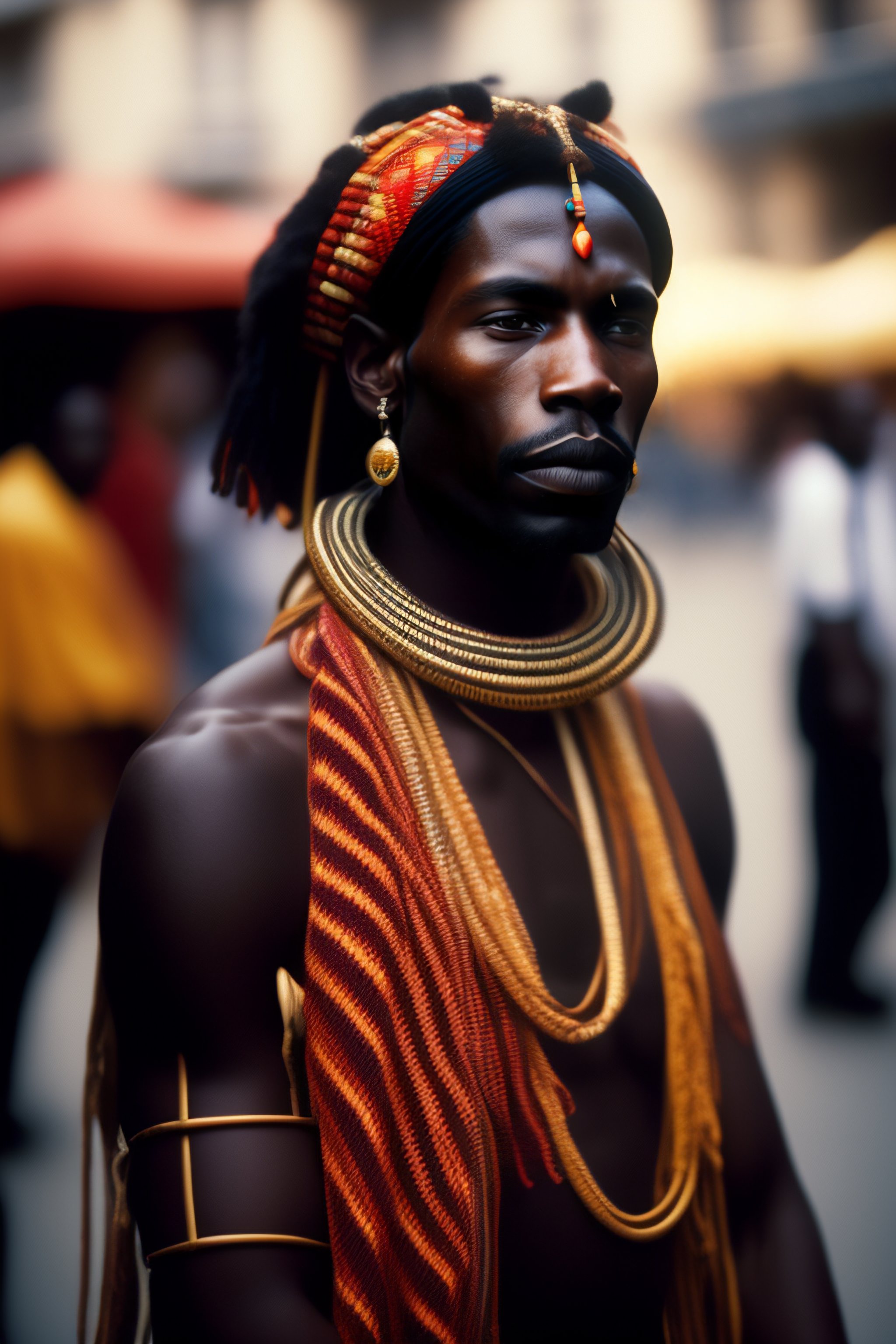 Lexica - 35mm film photo with a 50mm lens of aman of people from an ...