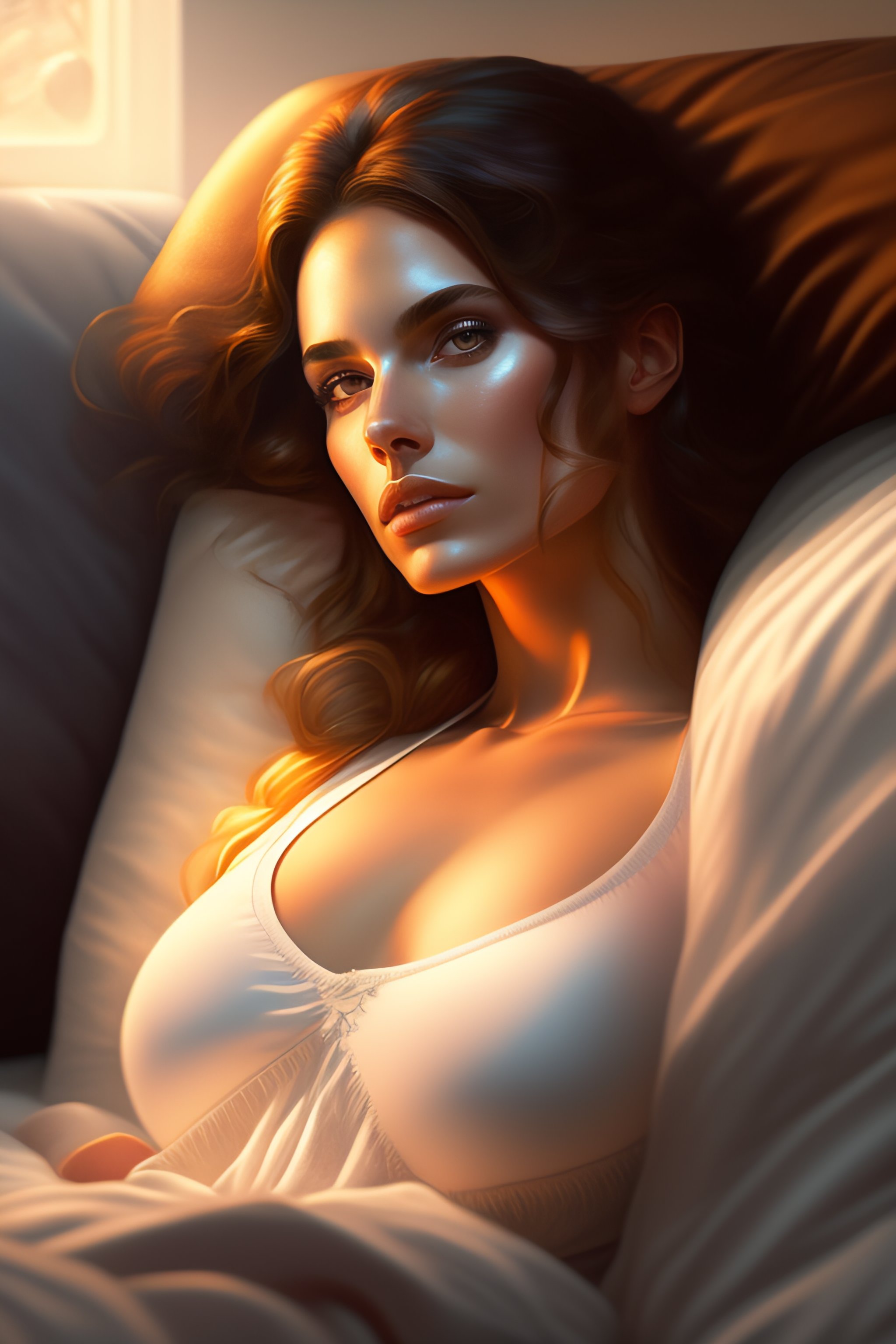 Lexica - Groundhog drug addict lies on the bed, realistic portrait, highly detailed, digital ...