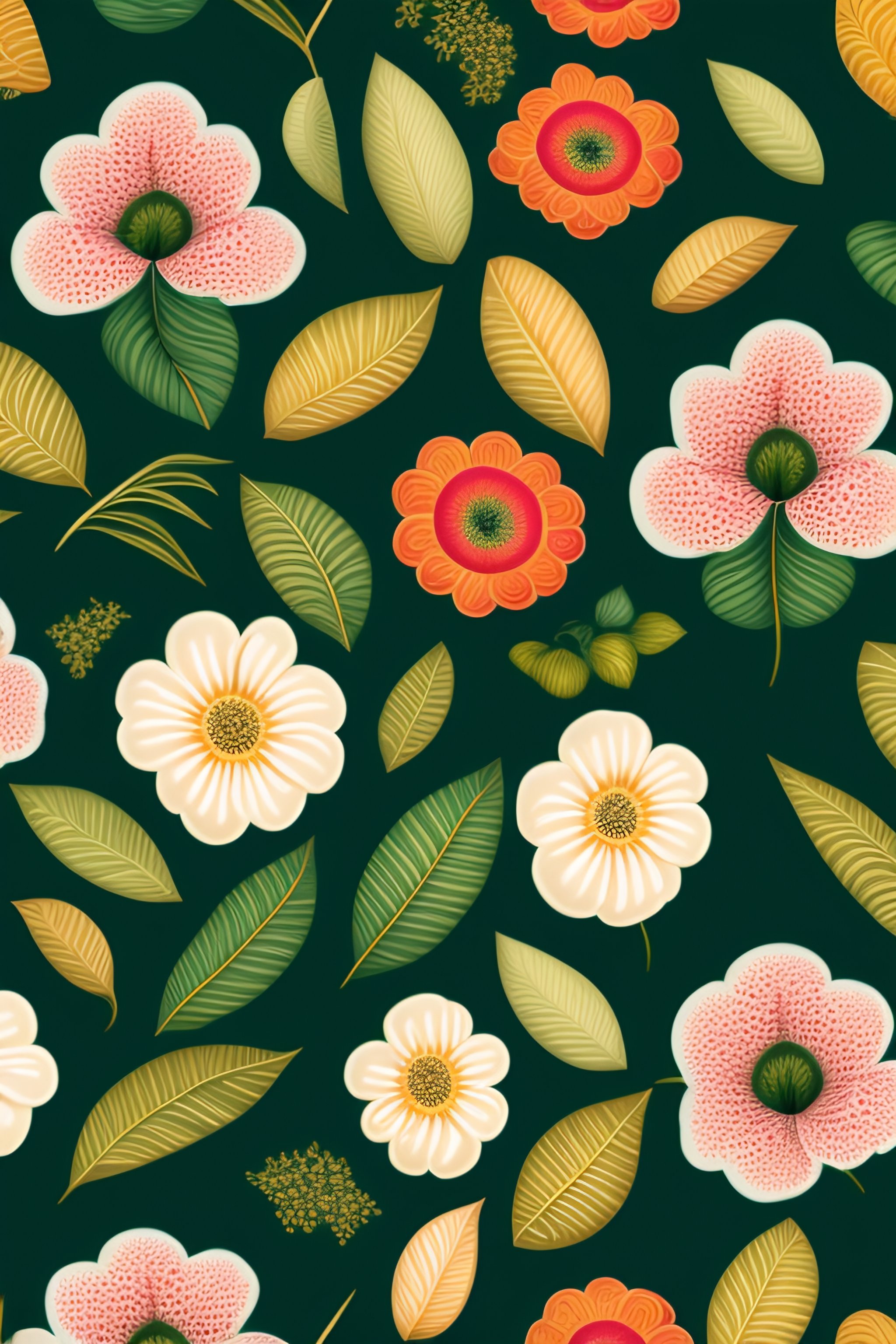 Lexica - Botanical print pattern