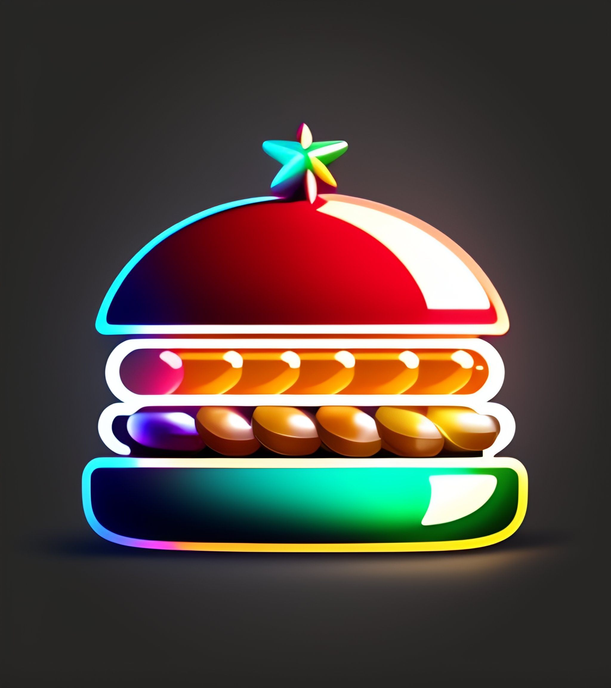 Lexica - Sausage party, cartoon discord server logo,