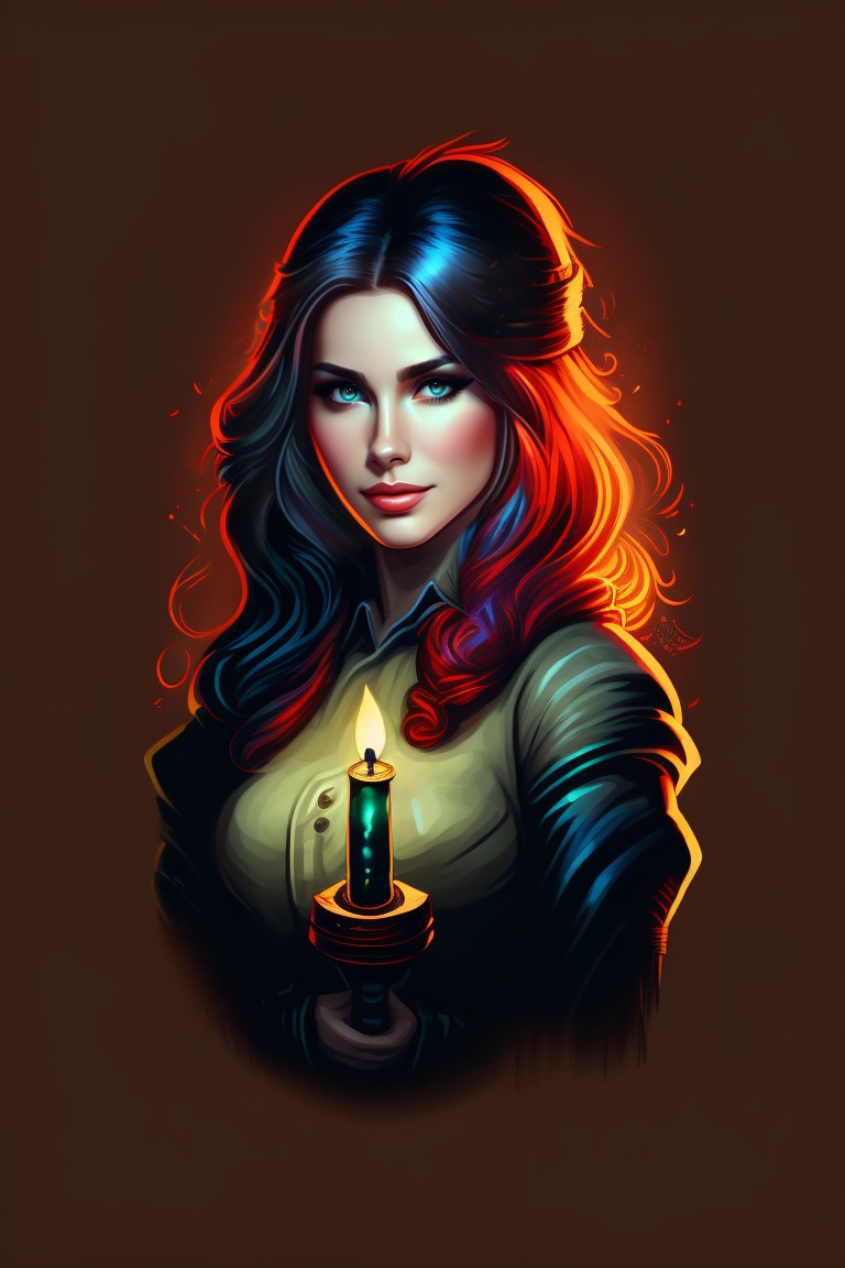 Lexica - An anthropomorphic beautiful female borderlands holding a ...