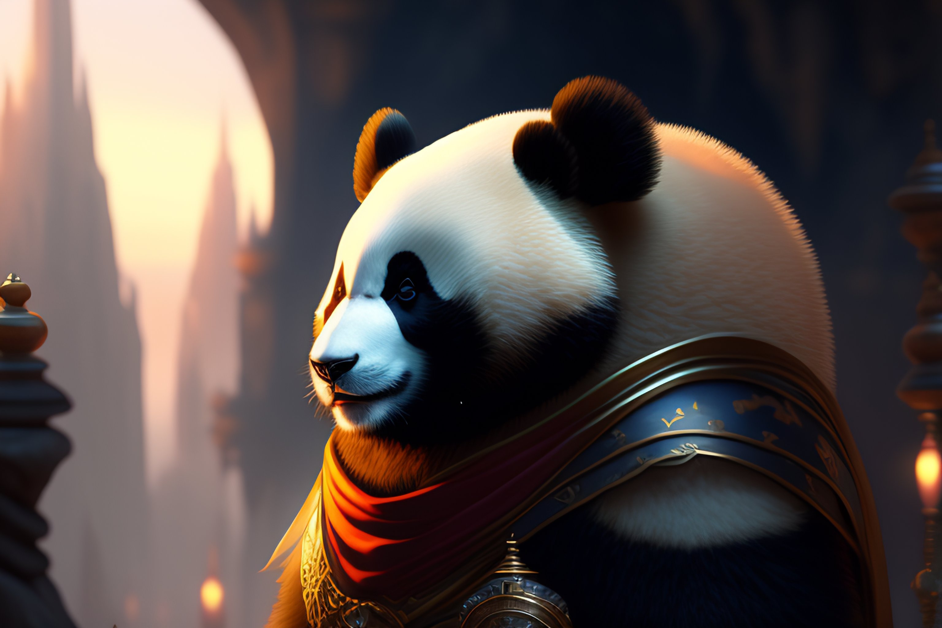 Laughing Kung Fu Panda
