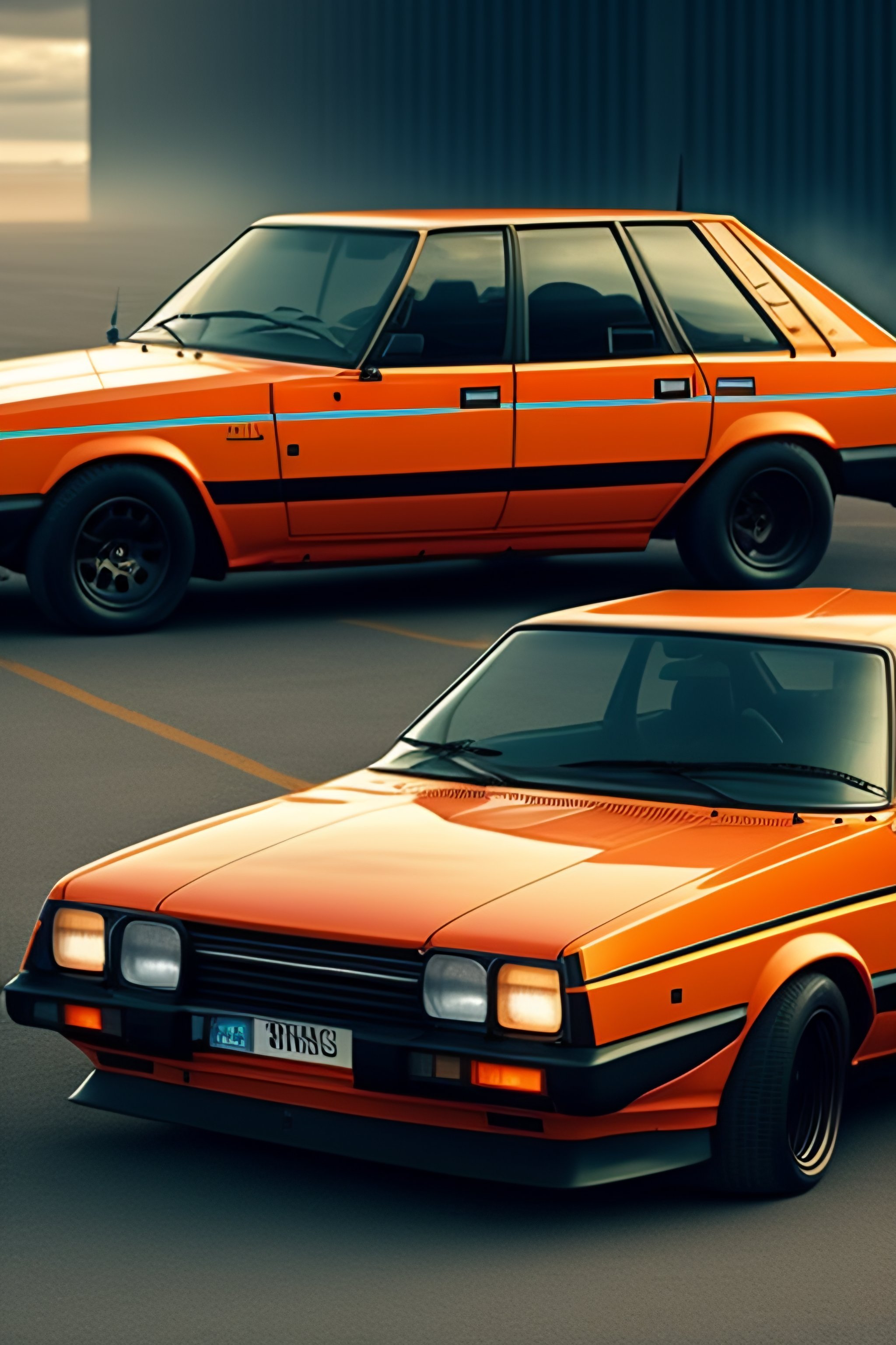 Lexica - A cyberpunk Volvo 245