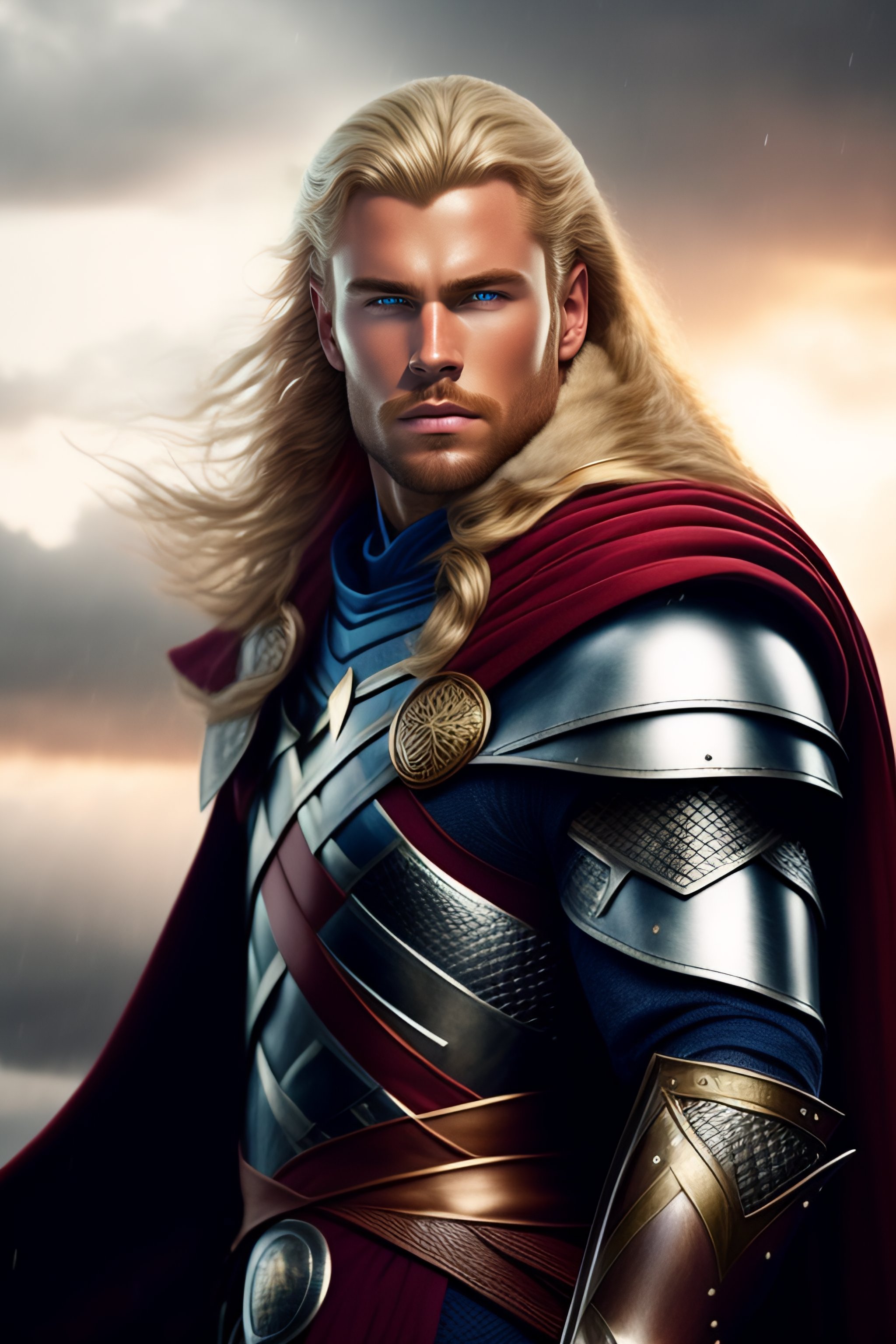 Lexica - Young medieval swordsman. Holding a sword in one hand. charming smile. confidence ...