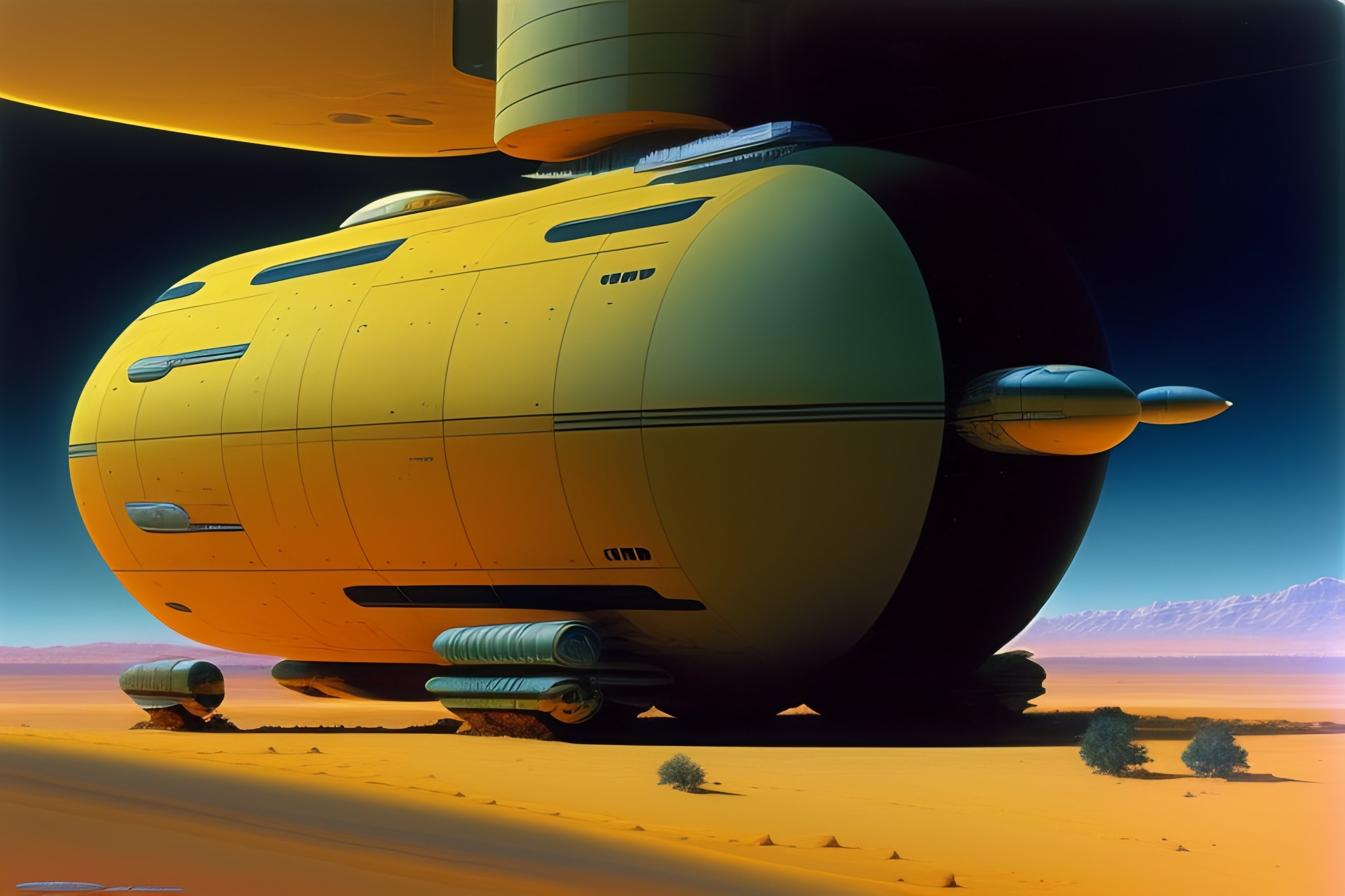Lexica - A 1 9 8 0 s sci - fi double door by ron cobb, pablo carpio and chris foss, phototexture ...