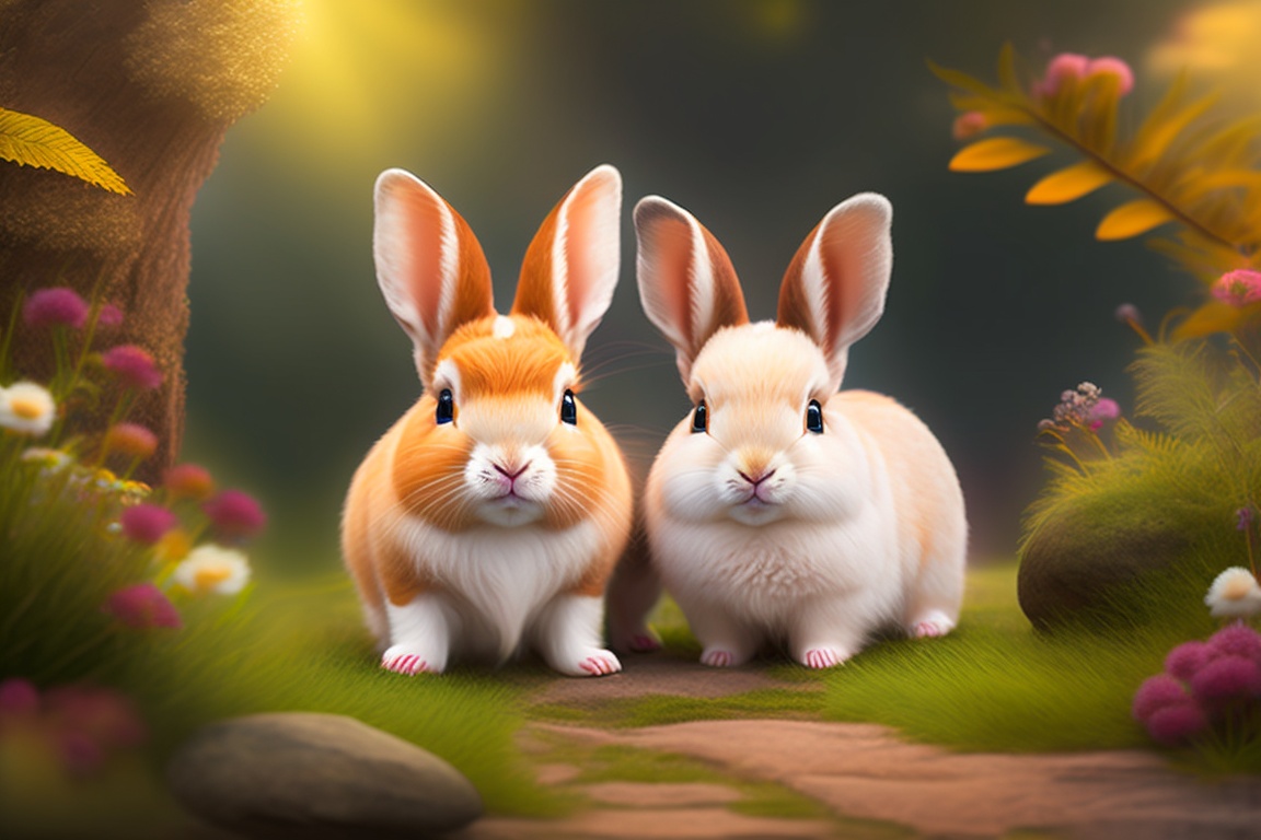 Lexica - Once upon a time in a lush, enchanted forest, there lived two ...