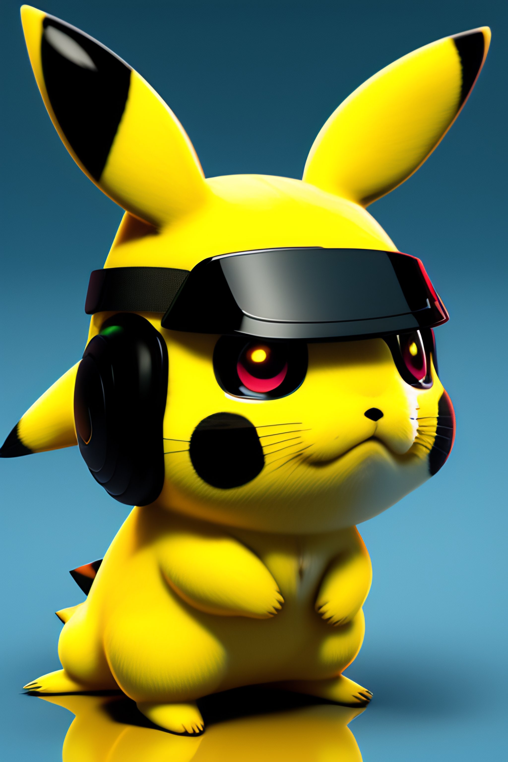 Lexica - Pikachu 2d estilo cartoon con casco ciberpunk, dispara rayos ...