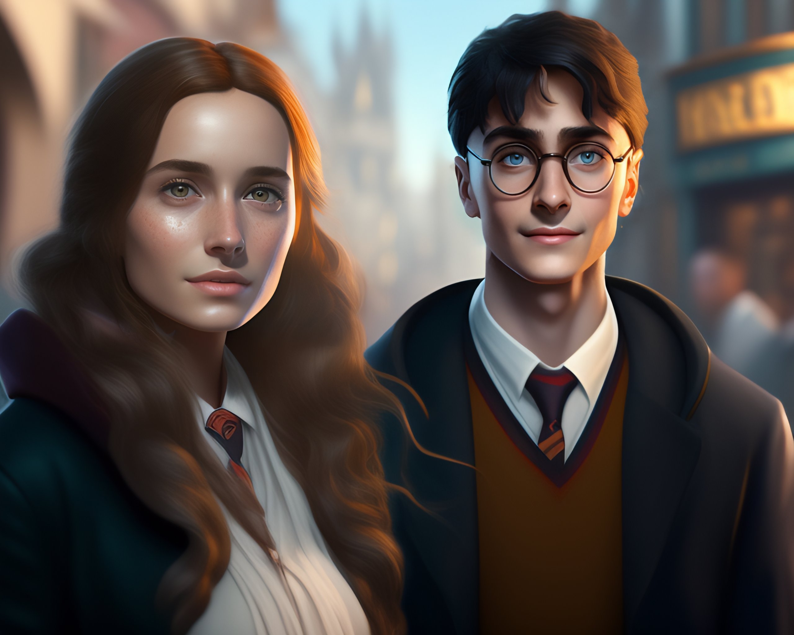 Lexica - Harry Potter loves Hermionne,super highly detailed ...