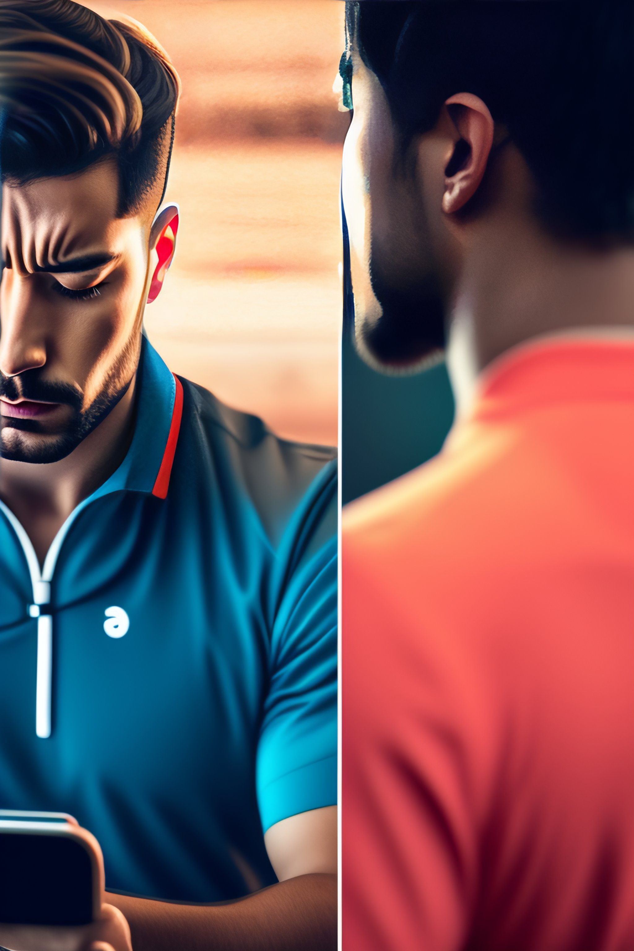 Lexica - The second image shows a person with poor posture, hunched ...