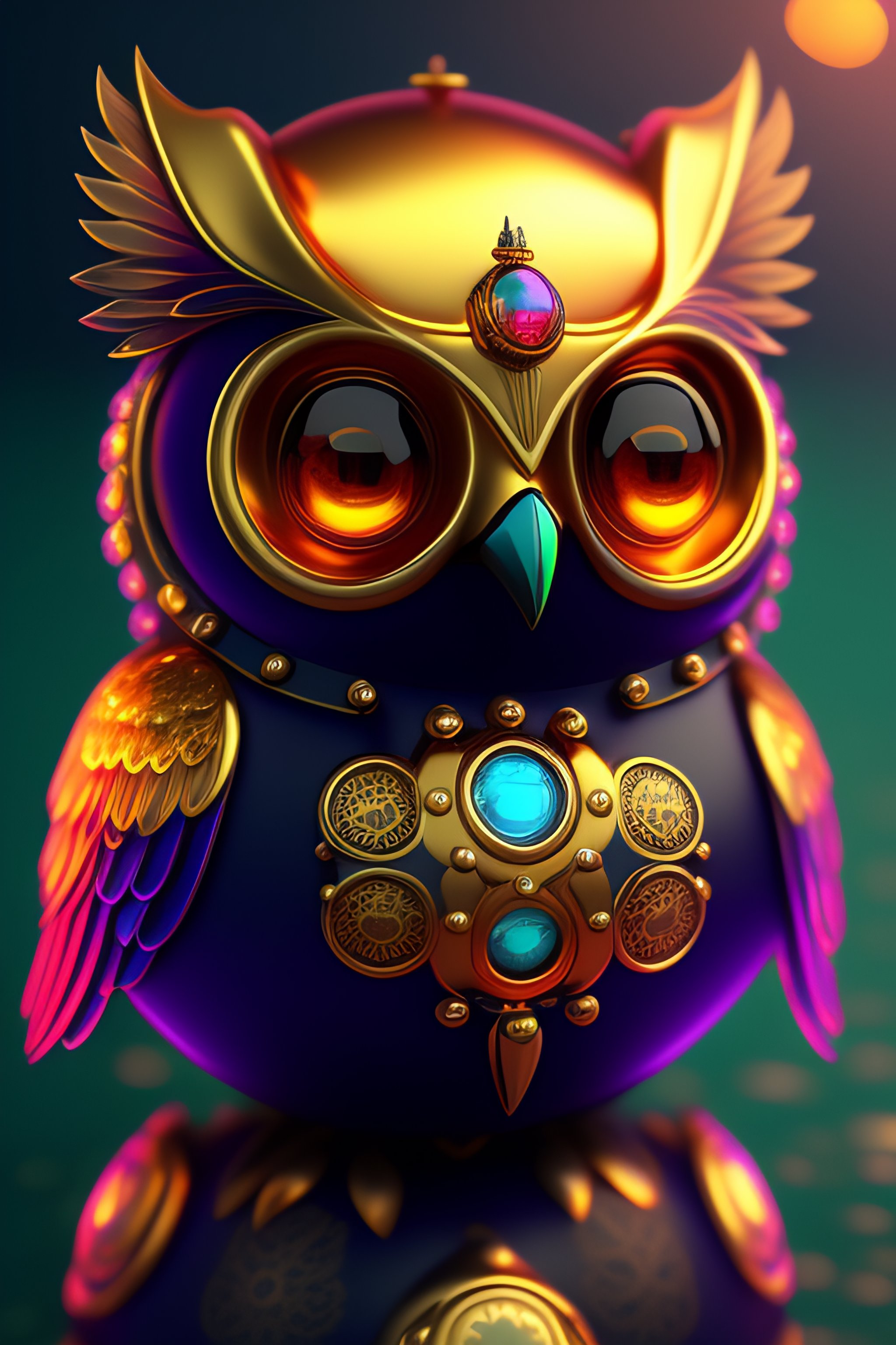 Lexica - A cute adorable portrait of a shiny steampunk clockwork baby ...