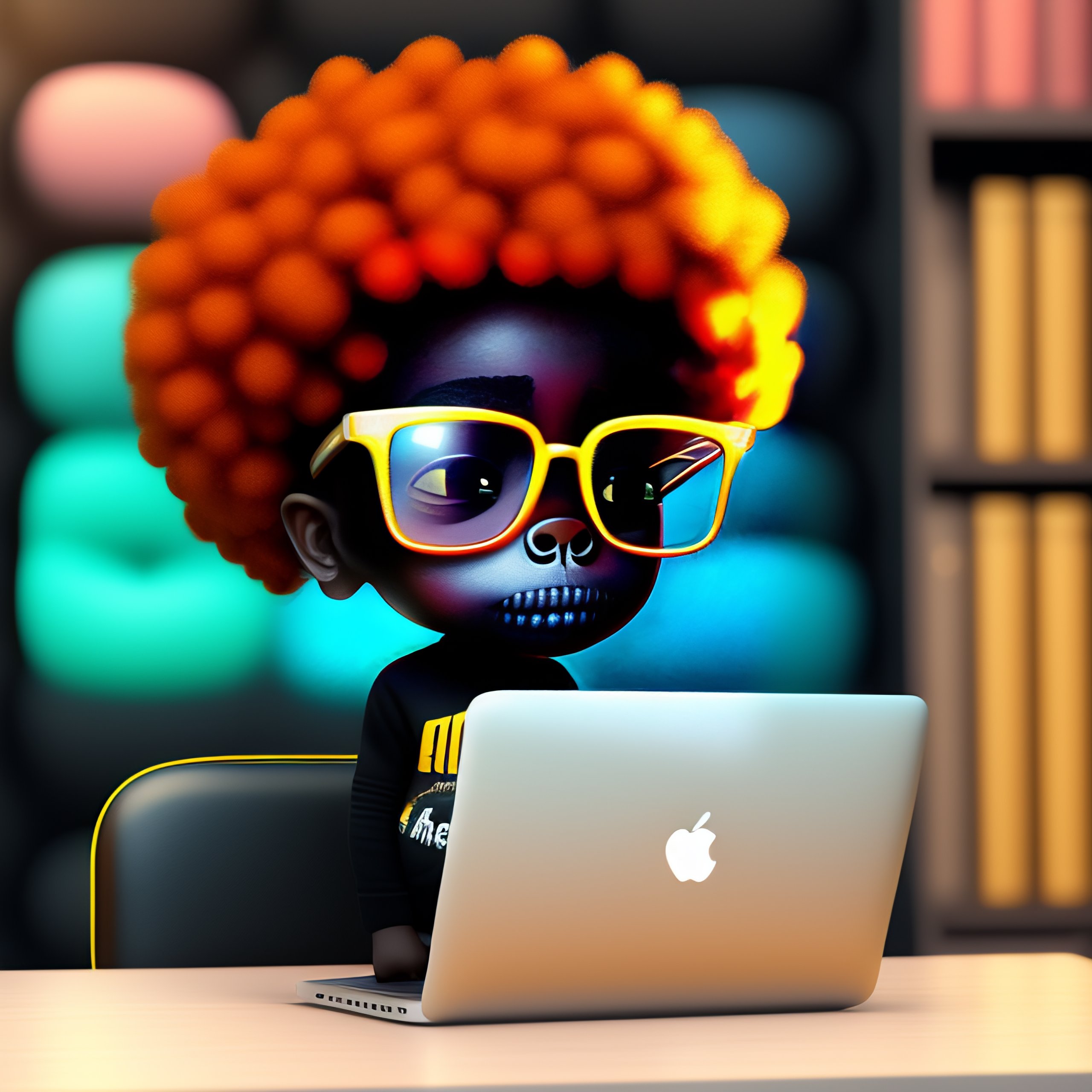 Lexica - Cute and adorable cartoon black - african american - graphic ...