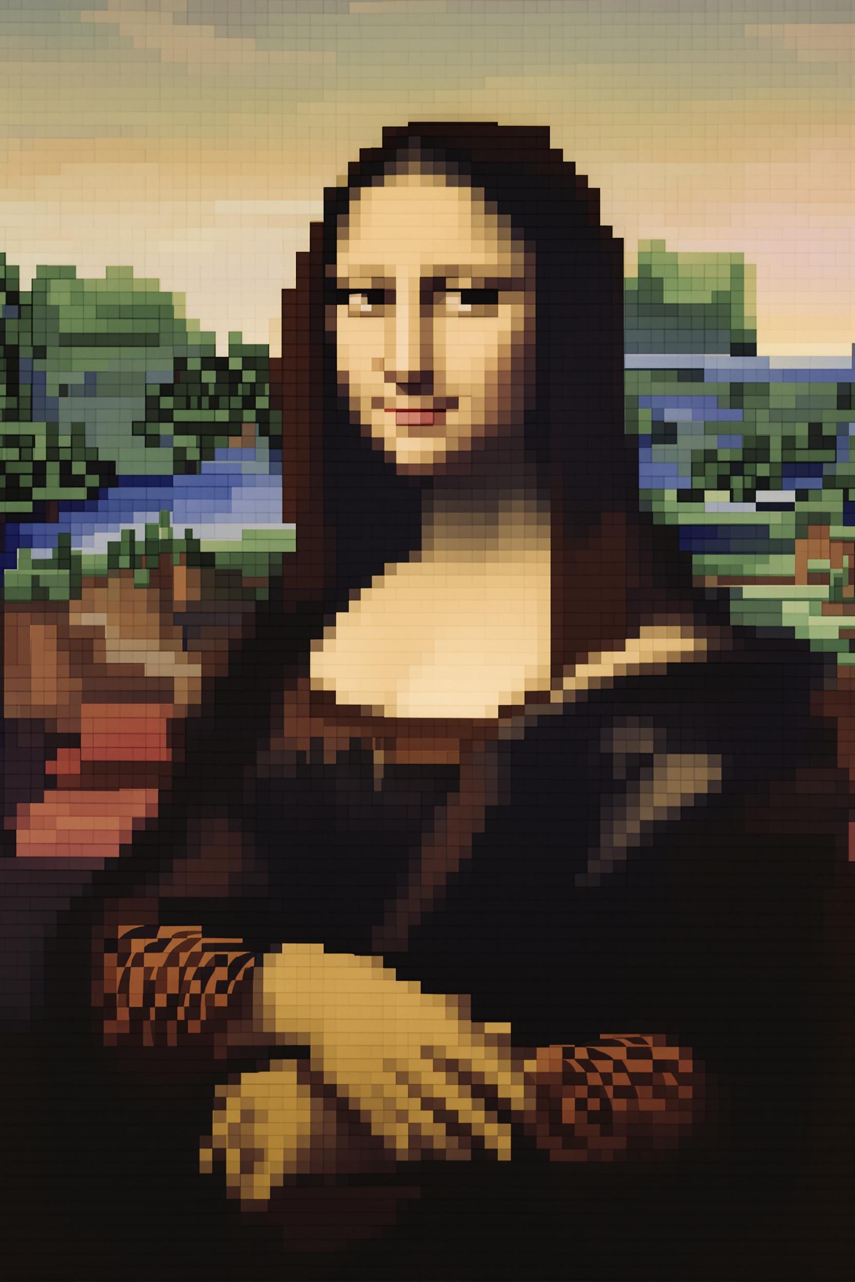 Lexica - Minecraft mona lisa