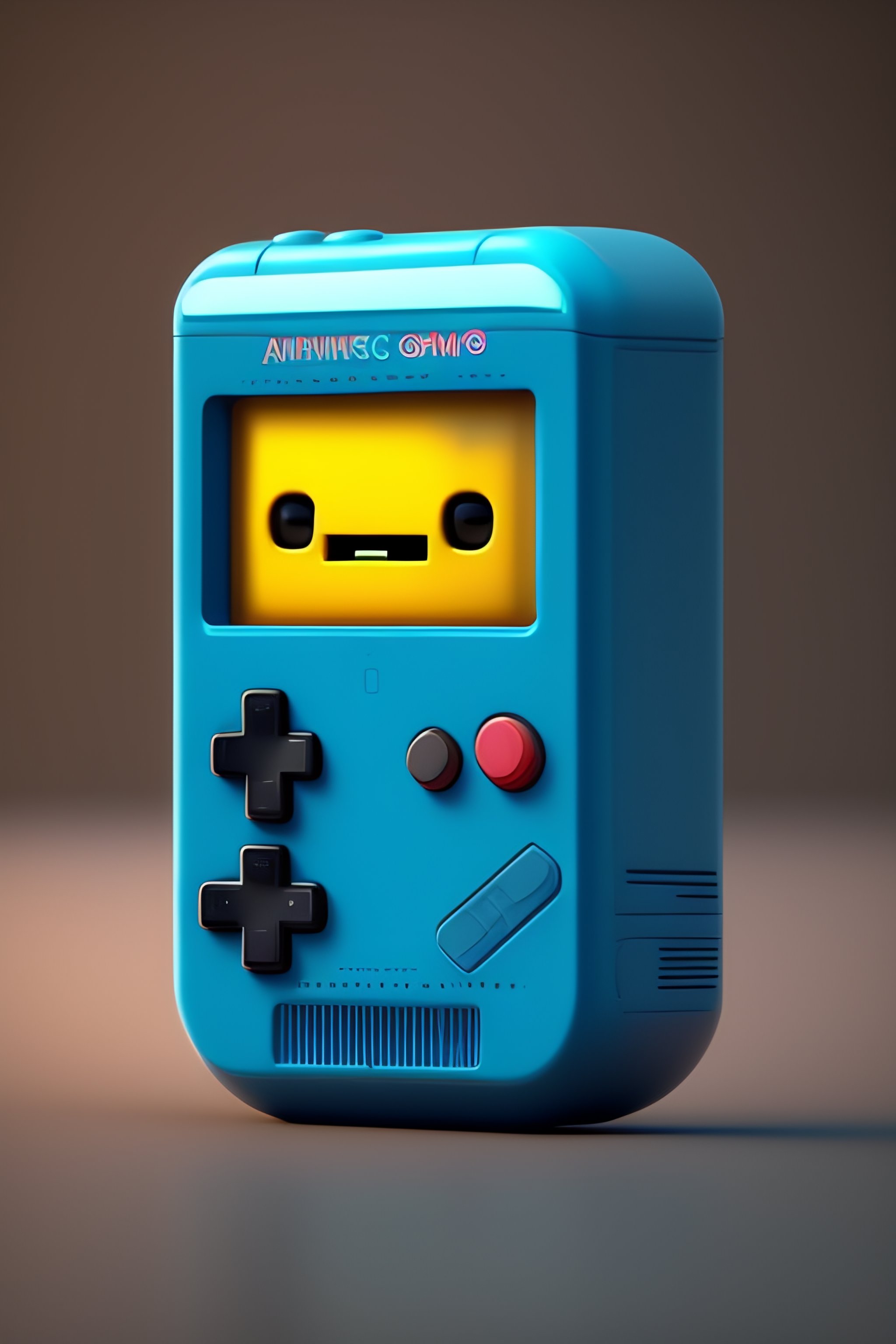 Lexica - A cute anthropomorphic gameboy smiling, BMO adventure time ...