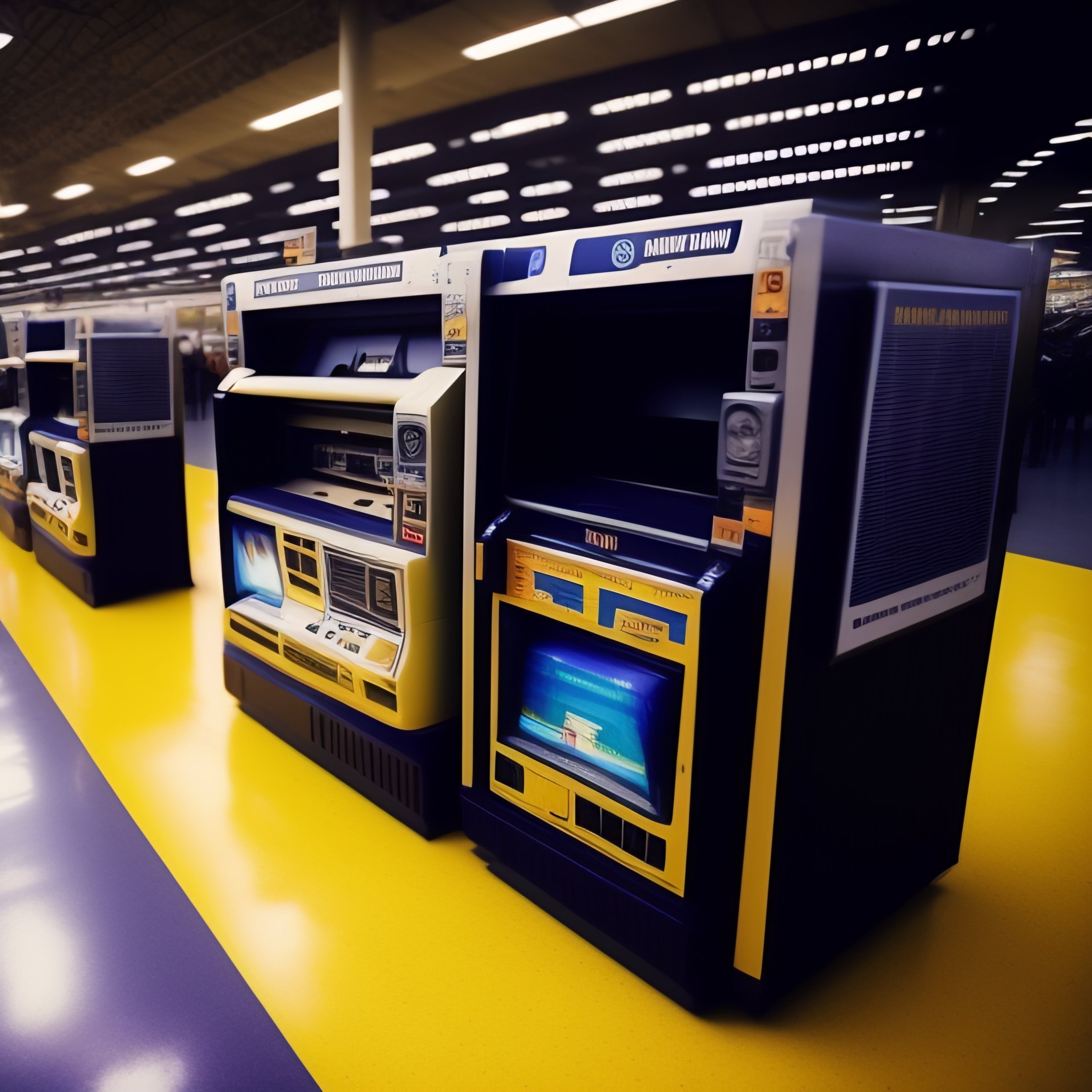 Lexica - Walmart self checkout machine, creepy, old vhs tape, grainy ...