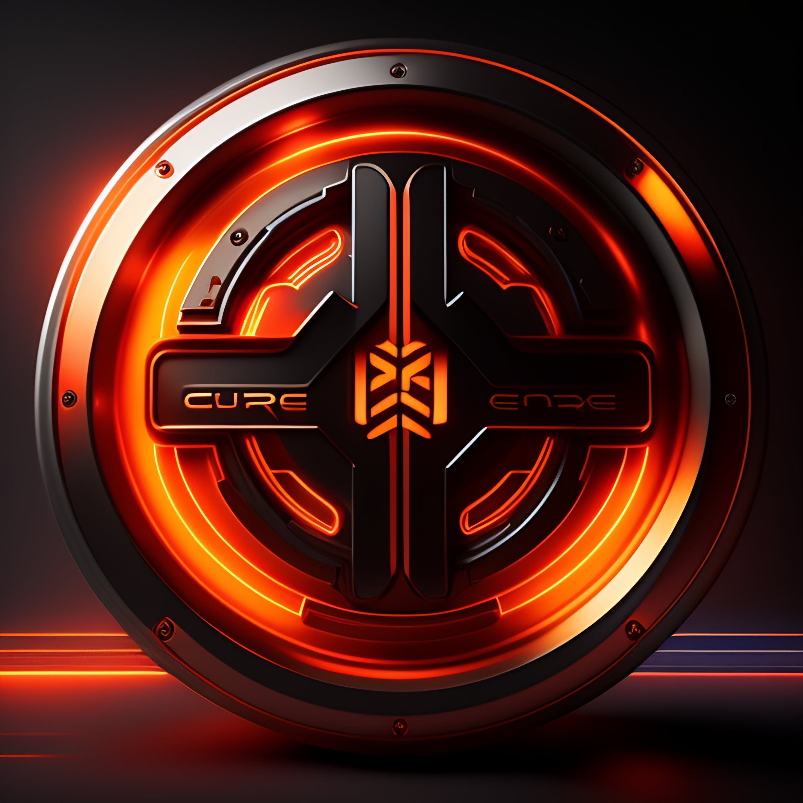 Lexica - CS-GO deluxe collection aura symbol, hollographic orange ...