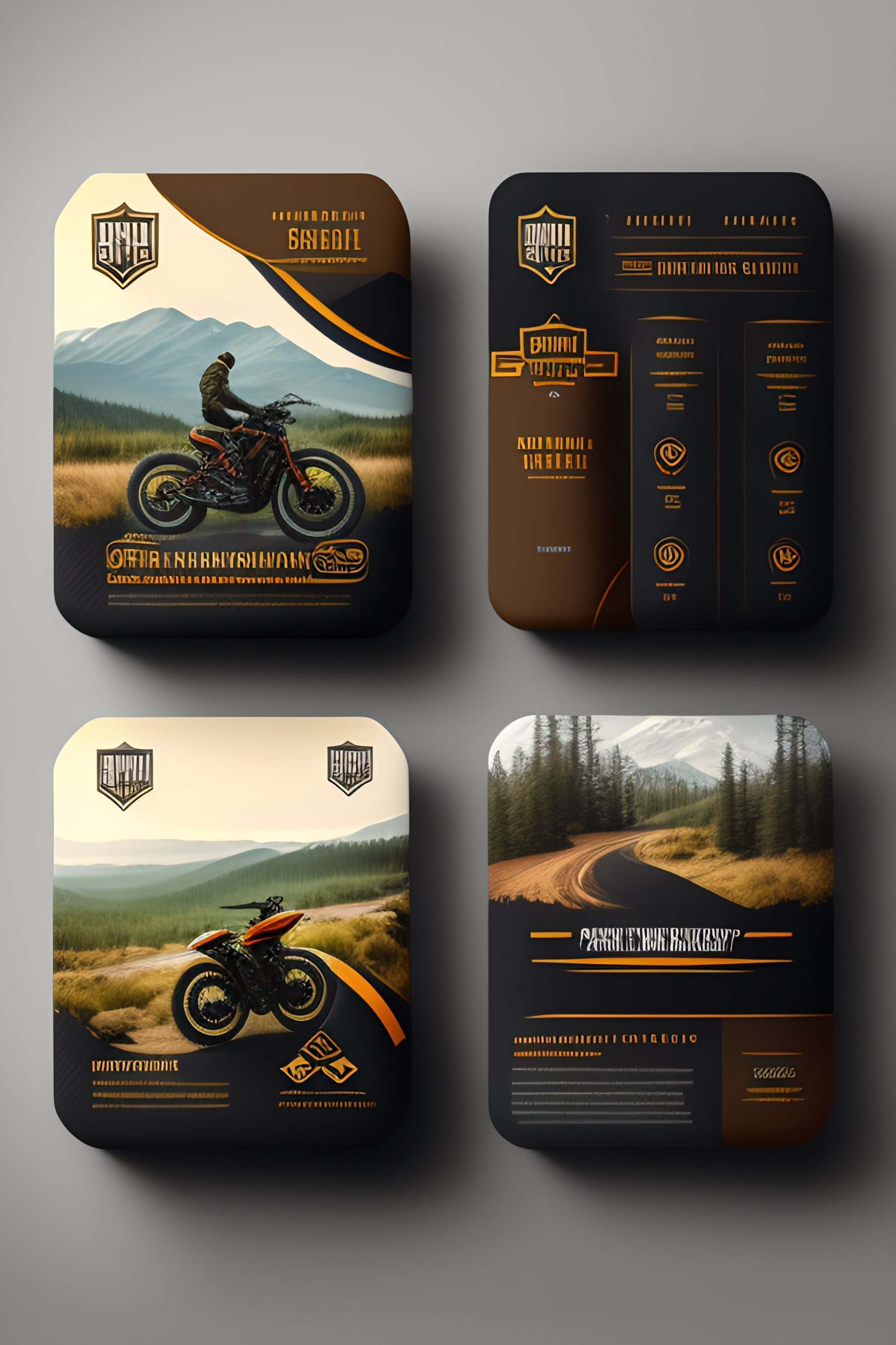 Lexica - Package design concept for an offroad bike company, outdoors ...