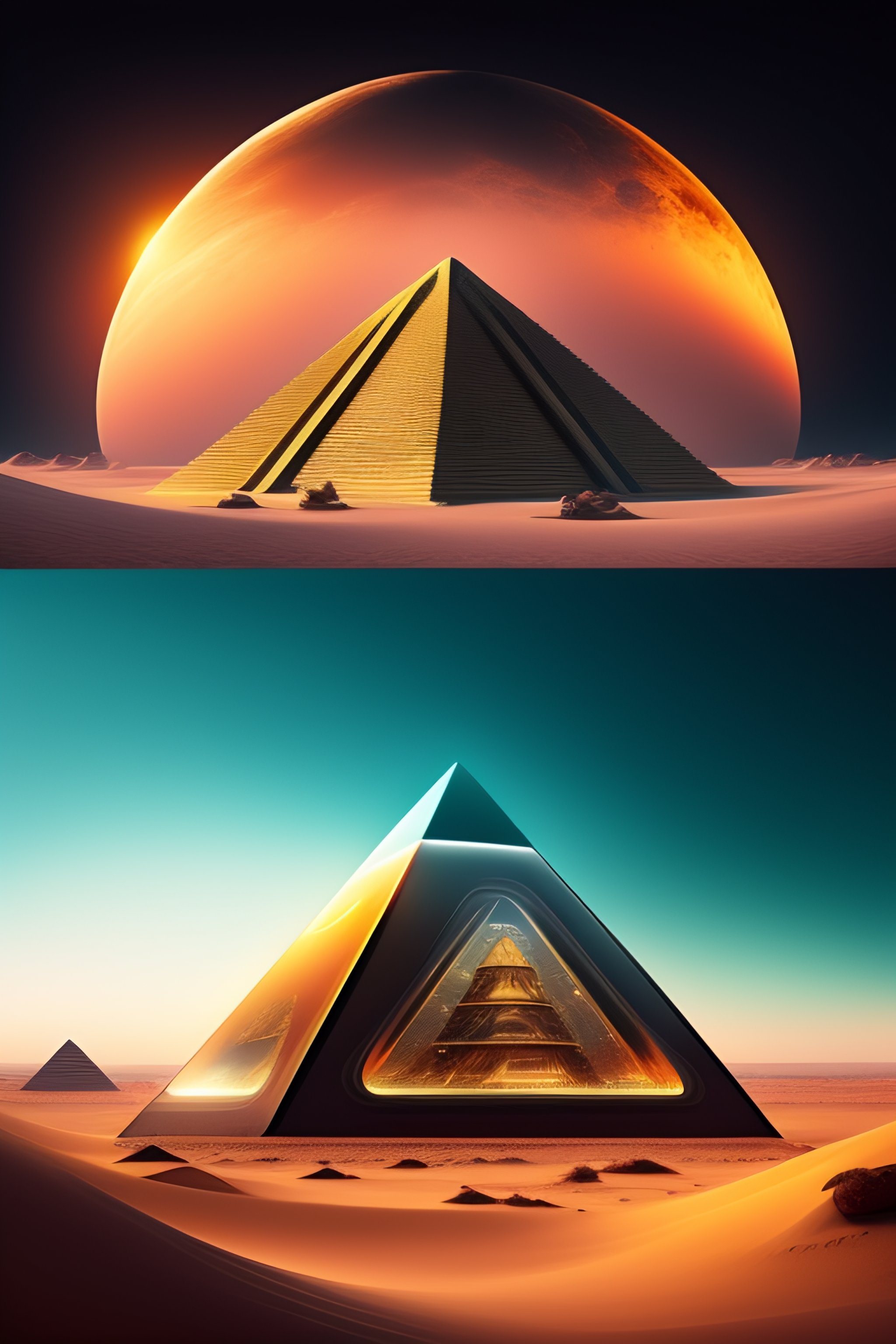 Lexica - Mars pyramids cars