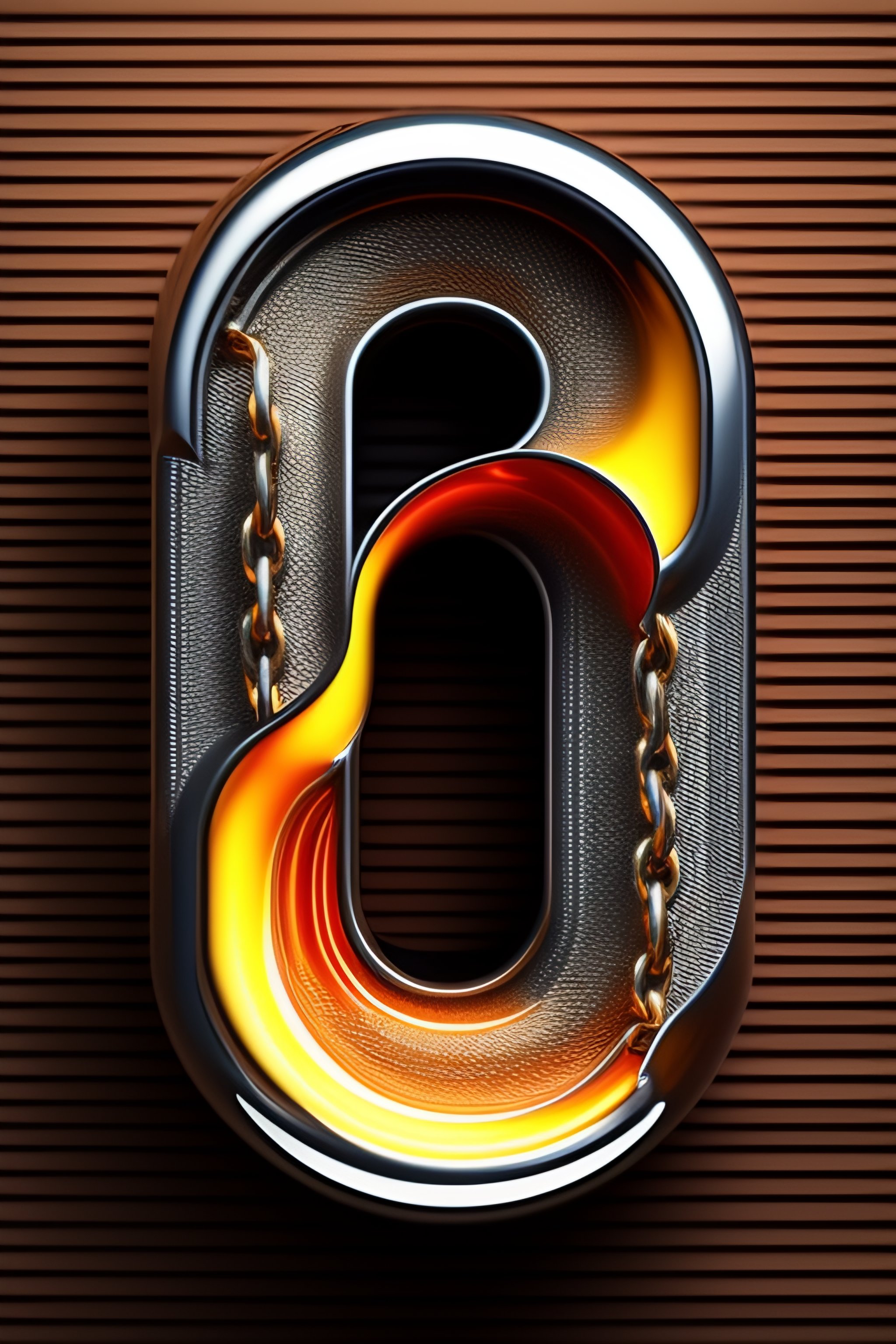 Lexica - Letter C Chain link around hot core