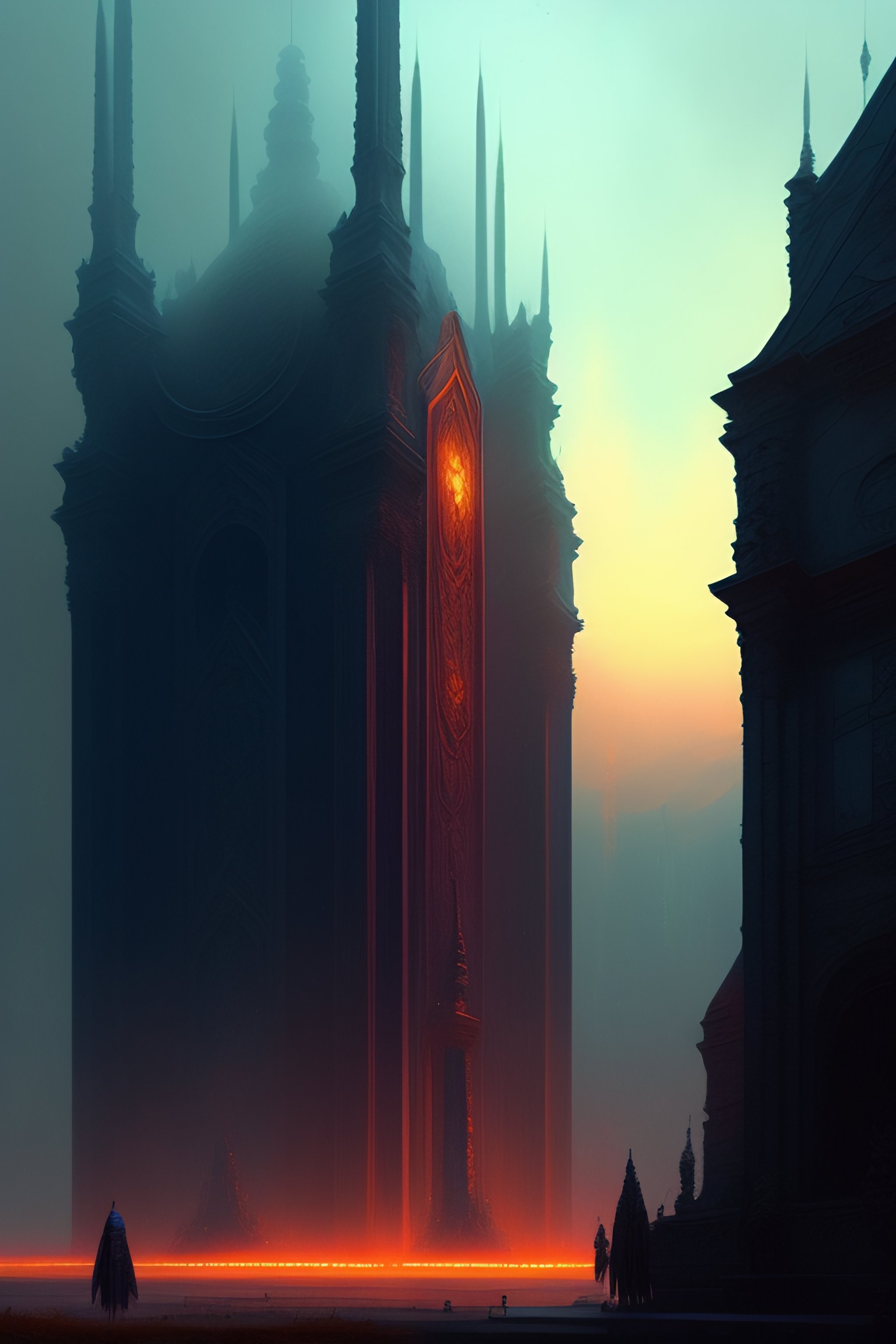 Lexica - The bane, horror art by beksinski and szukalski and giger and ...