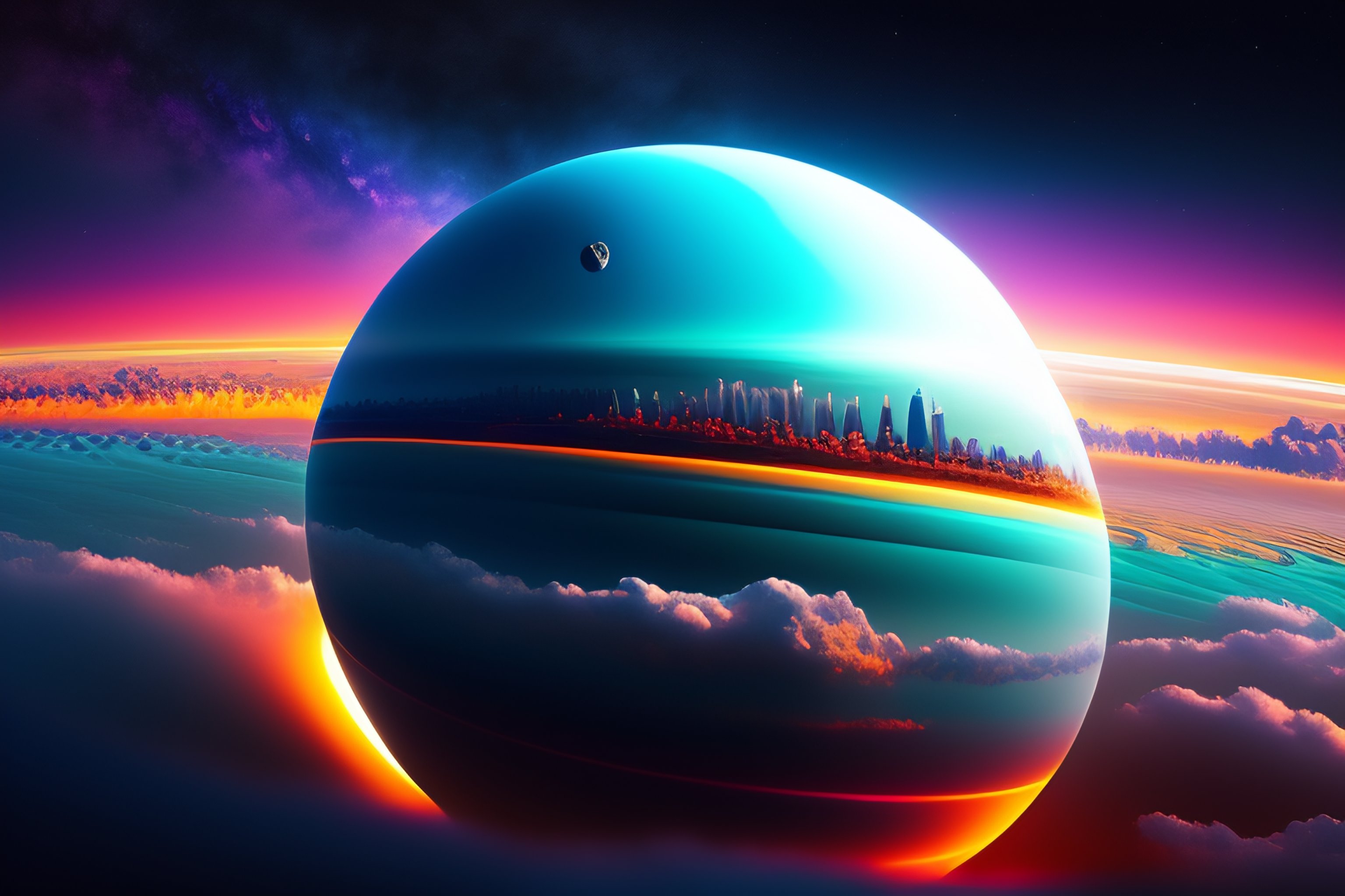 3d Planet Wallpaper