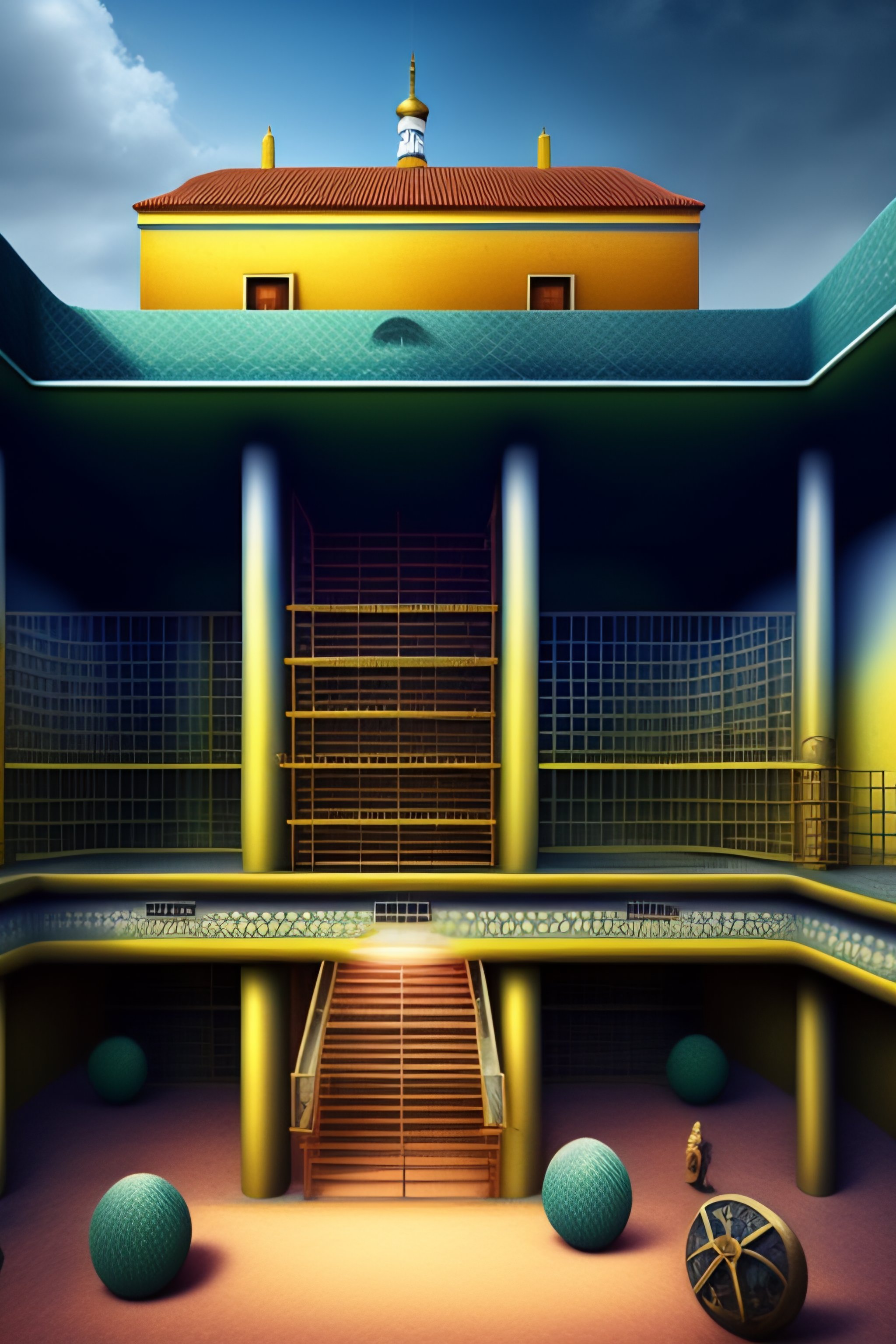 Lexica - Surreal Mental Prison, surrealism, detailed, hyperrealism ...