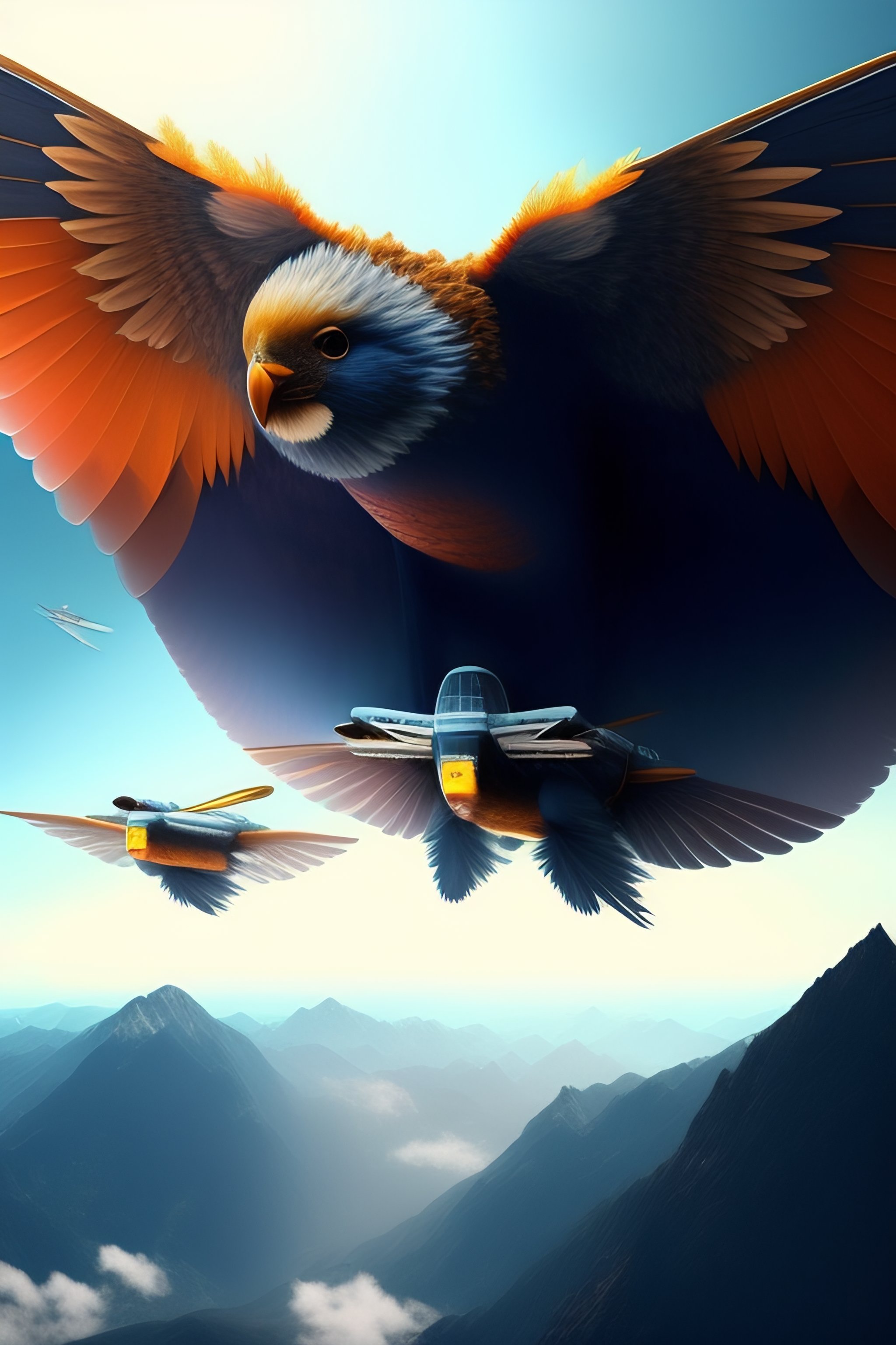 Lexica - Winged humans who live in the clouds and have mastered the art ...