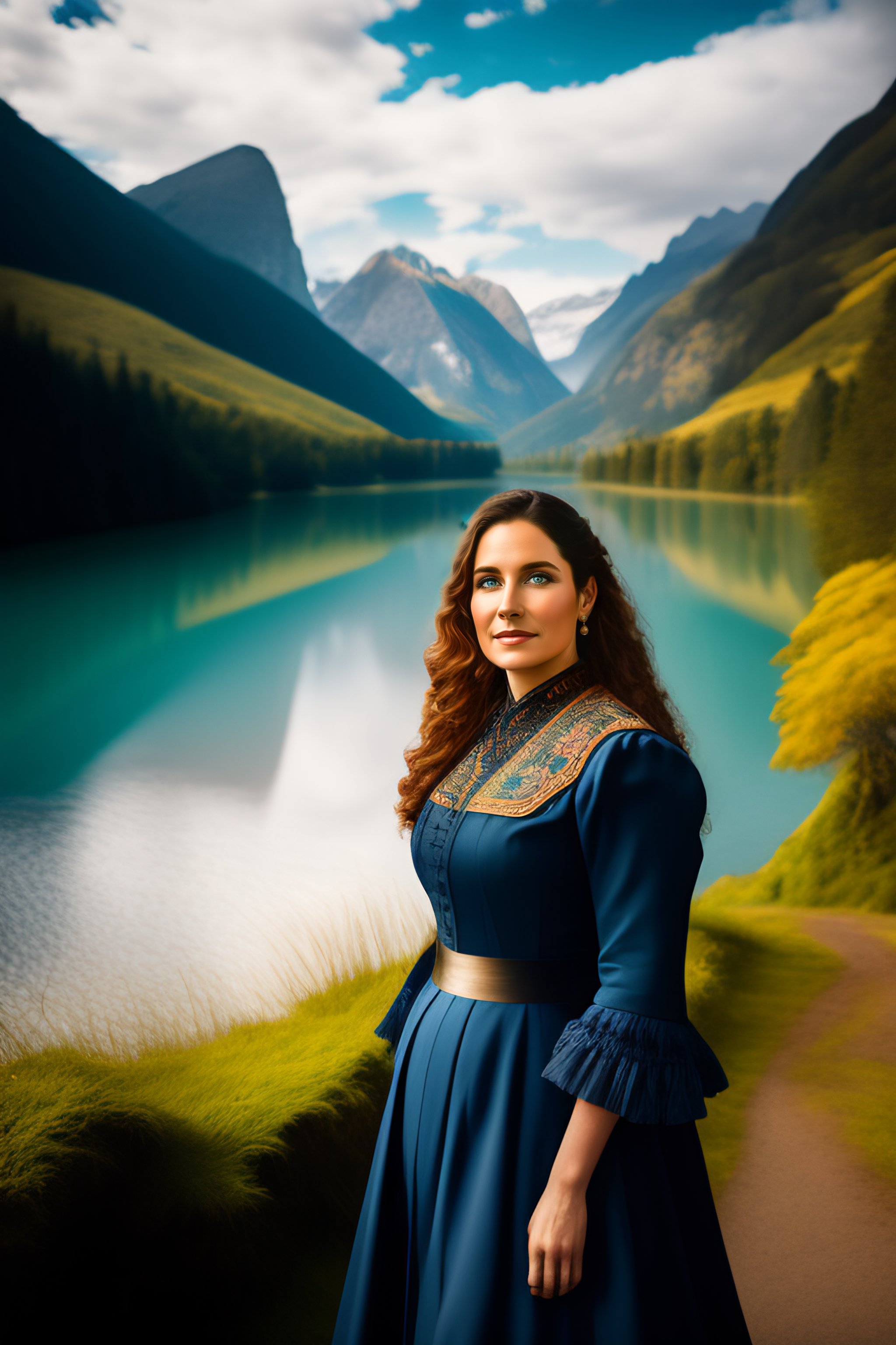 Lexica - An award winning photo portrait of a Beautiful woman, 19th ...