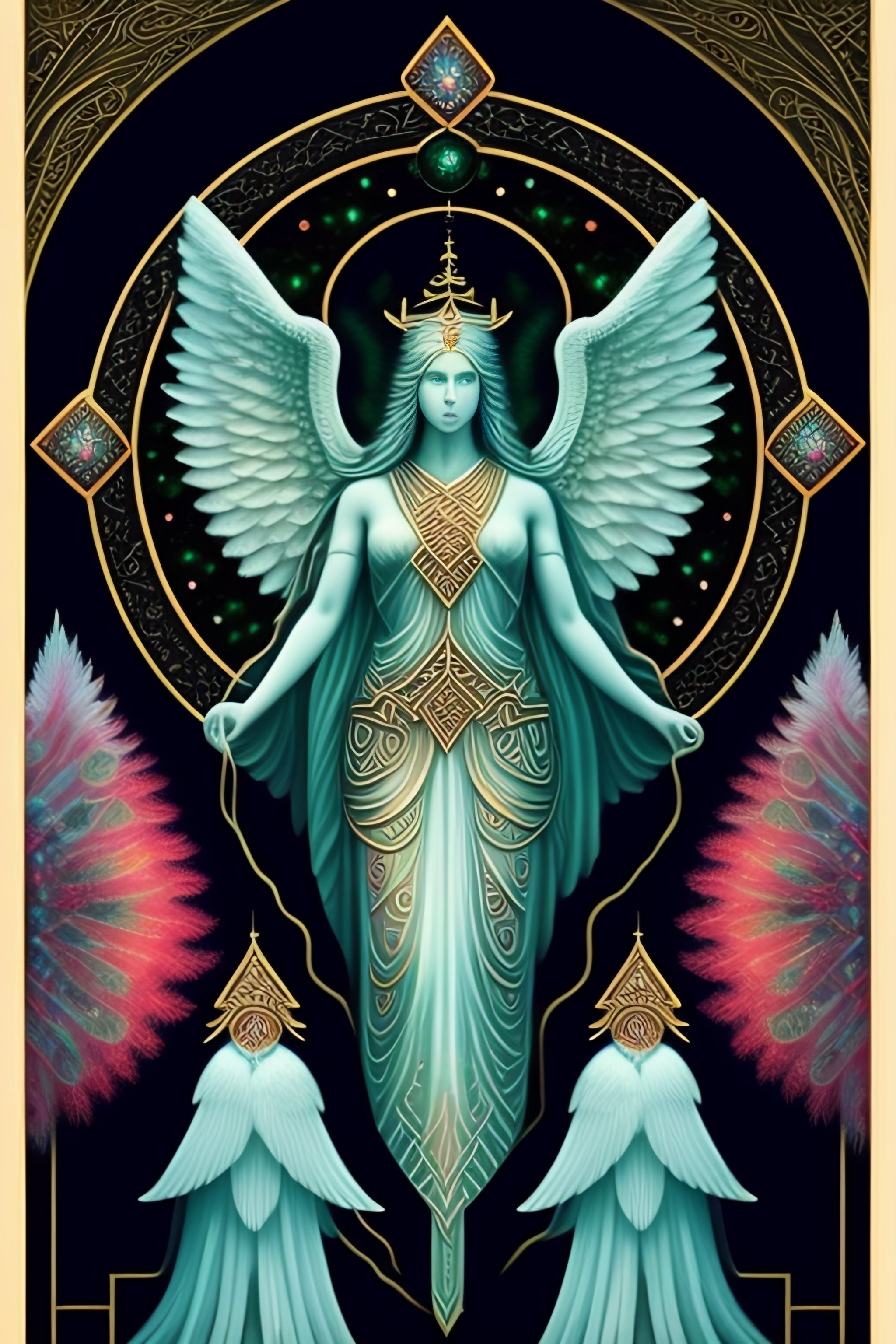 Lexica - Actual depiction of angels, occult propaganda, dread, fear ...