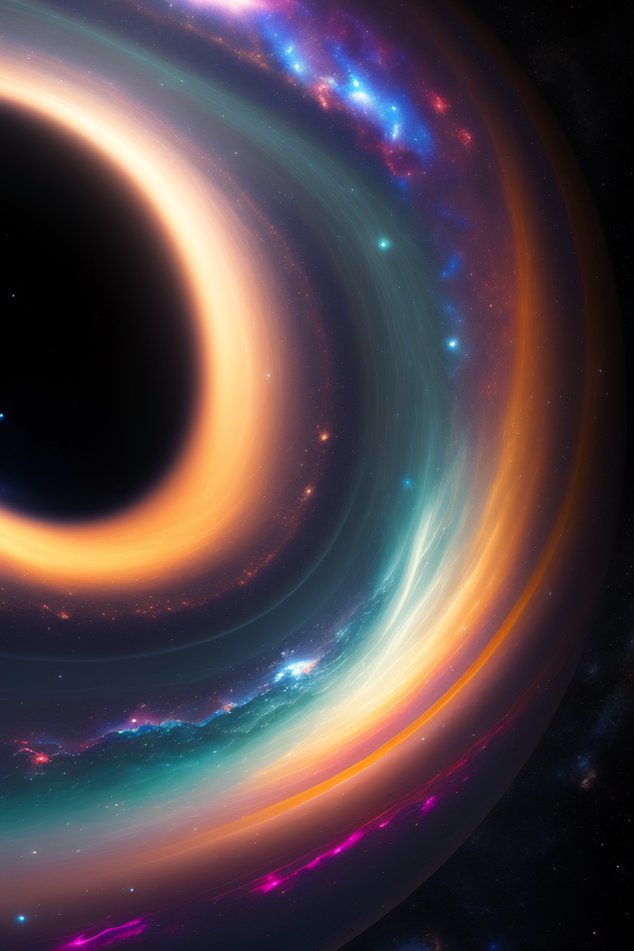 Lexica - Space galaxy inside a marble photorealistic