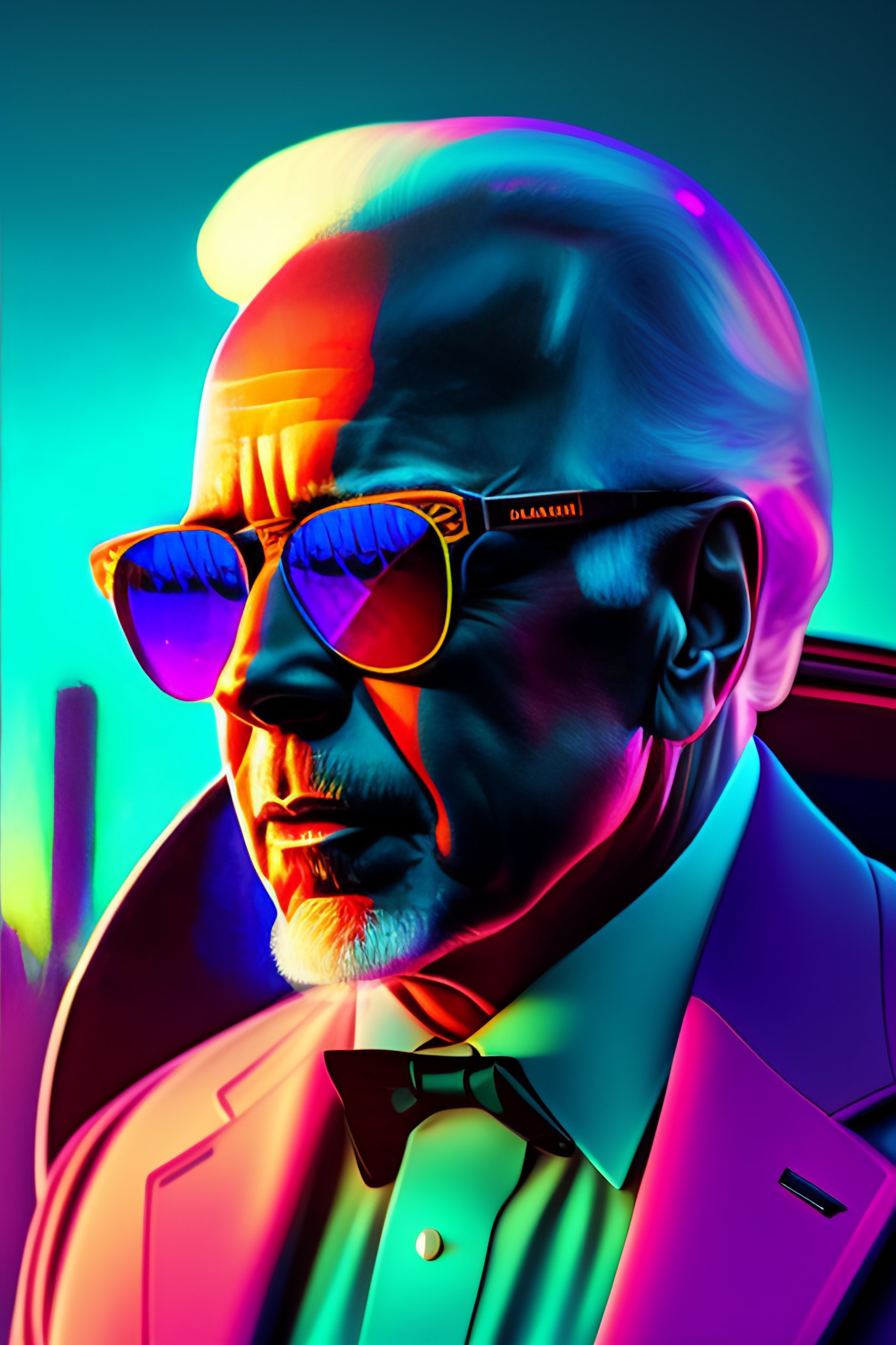 Lexica - Portrait of Joe Biden wearing Pit Vipers. sunglasses ...