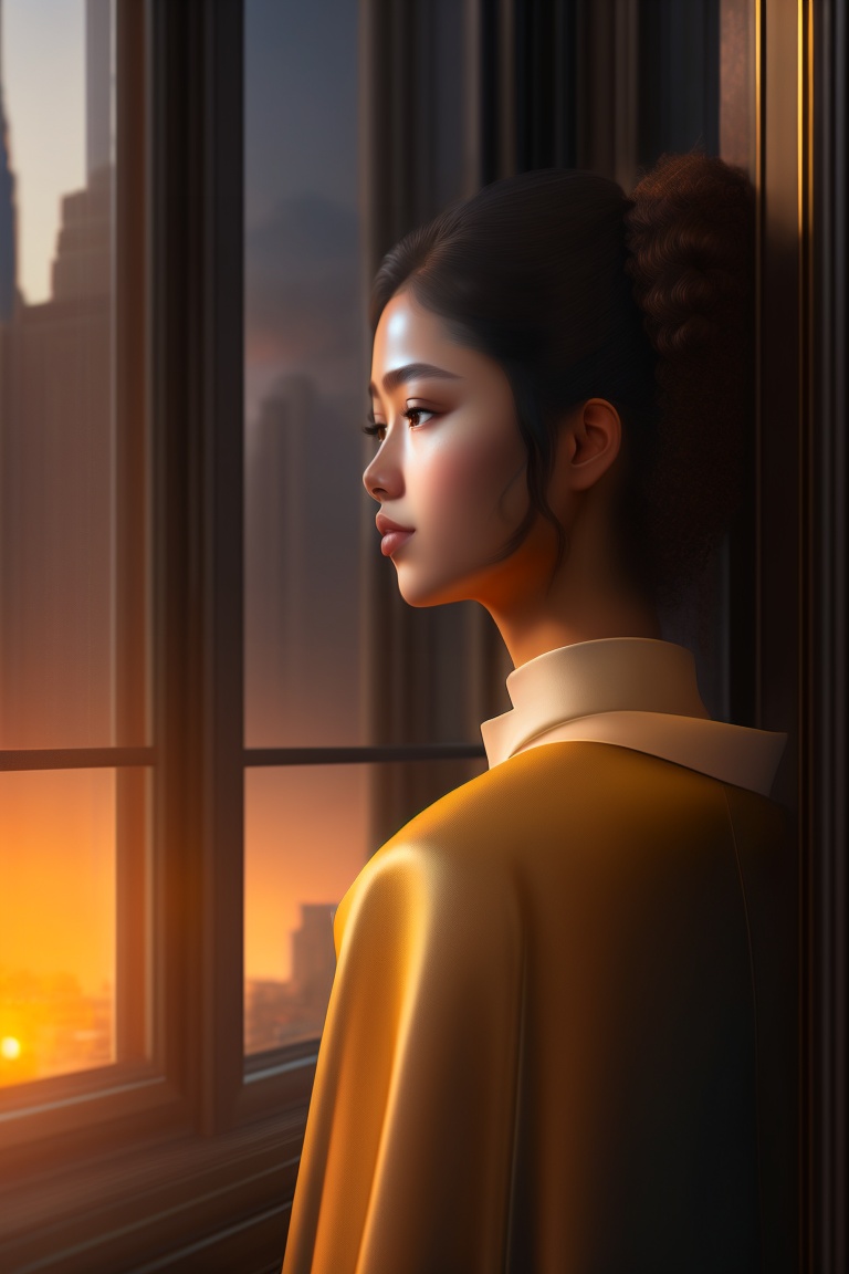 Lexica - //imagineprompt There was a young women sarah with beautiful ...