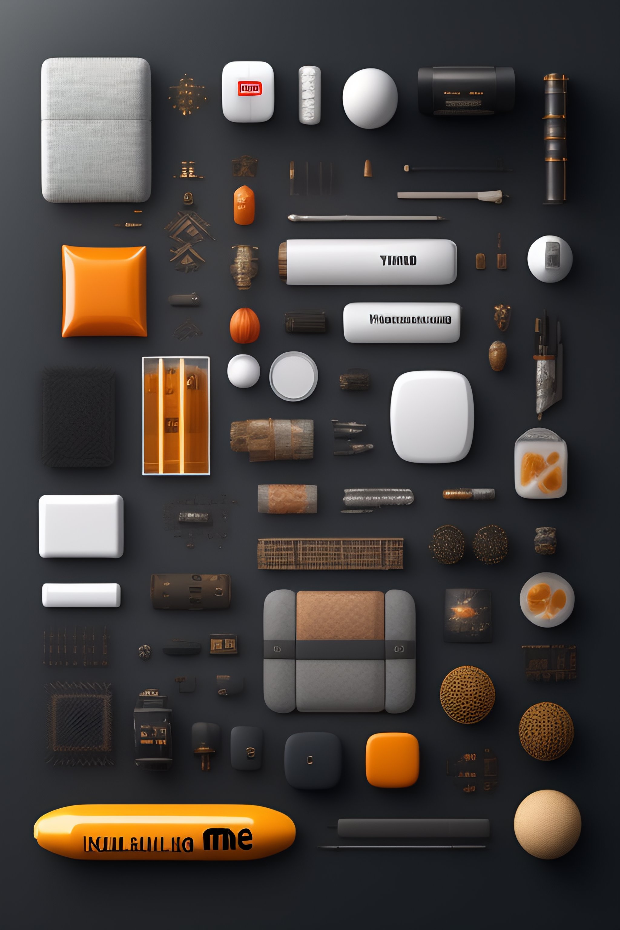 Lexica - Youtube, Costumes and props, Knolling, Knolling layout ...