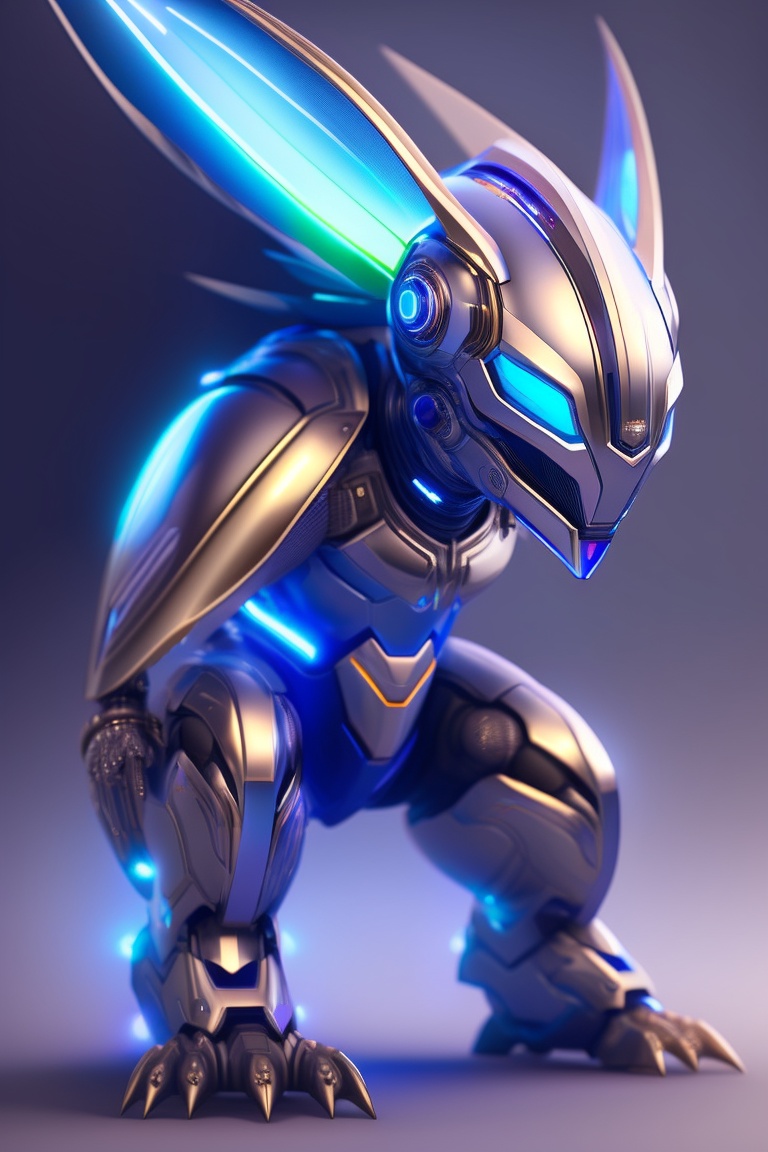 Lexica - An alien with sliver color metallic wings and bio nano armor ...