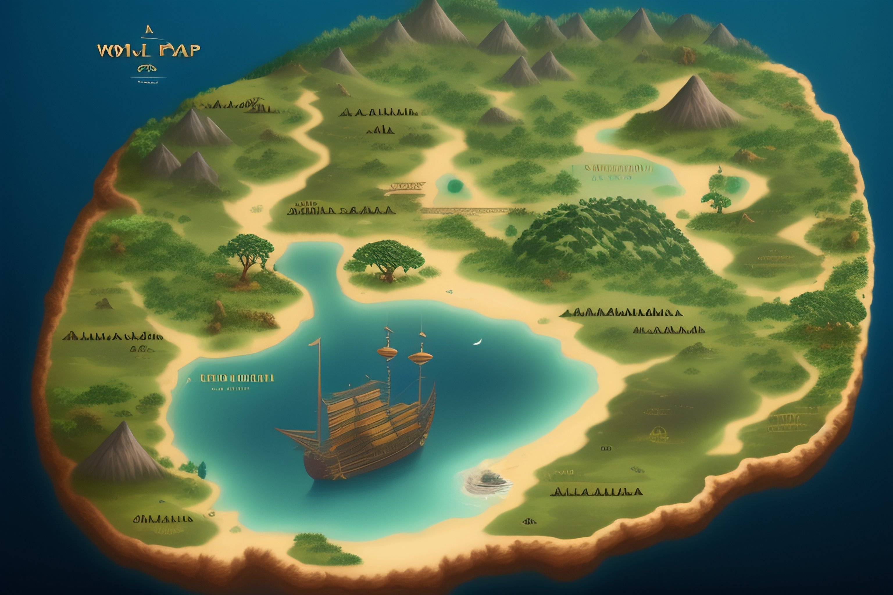 Lexica - World map rpg with african scenery