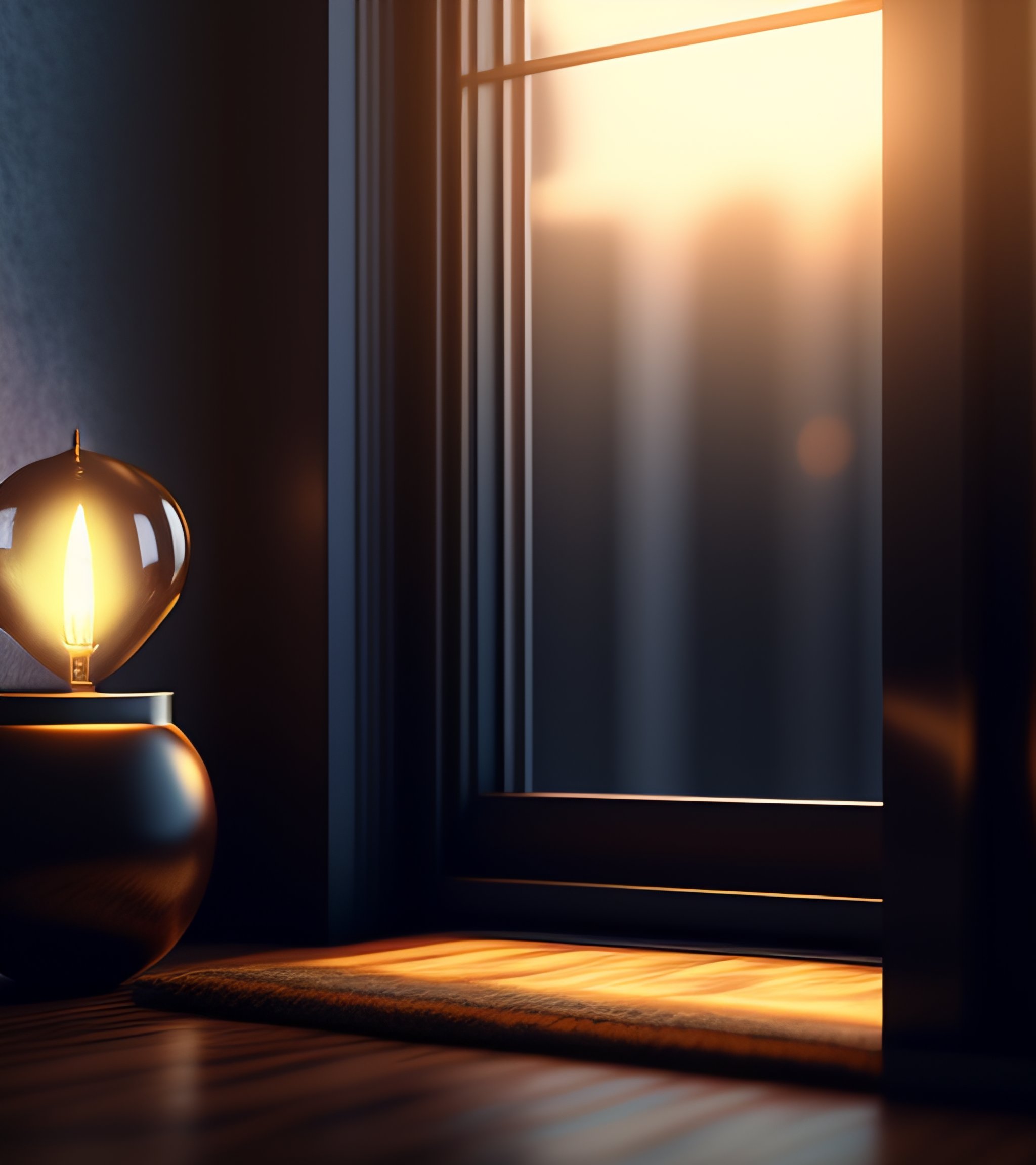 Lexica - A dark environment near the grunge wall, light coming from the ...