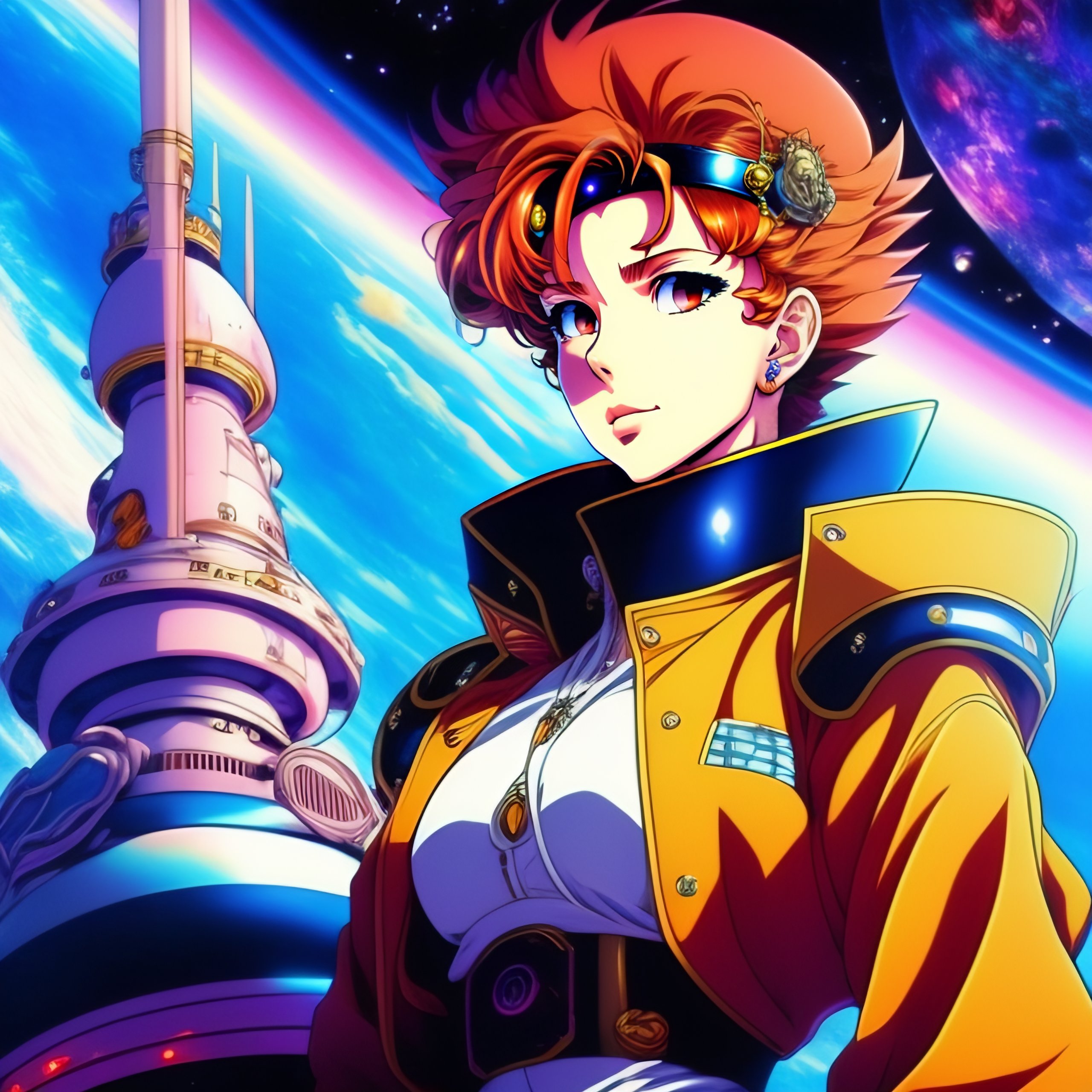 Lexica - 90’s science fiction anime protagonist, space pirate captain ...
